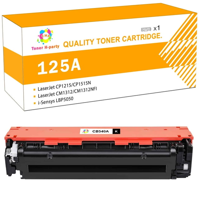 Compatible for HP 125A Toner Cartridge for HP CB540A LaserJet CP1215 ...