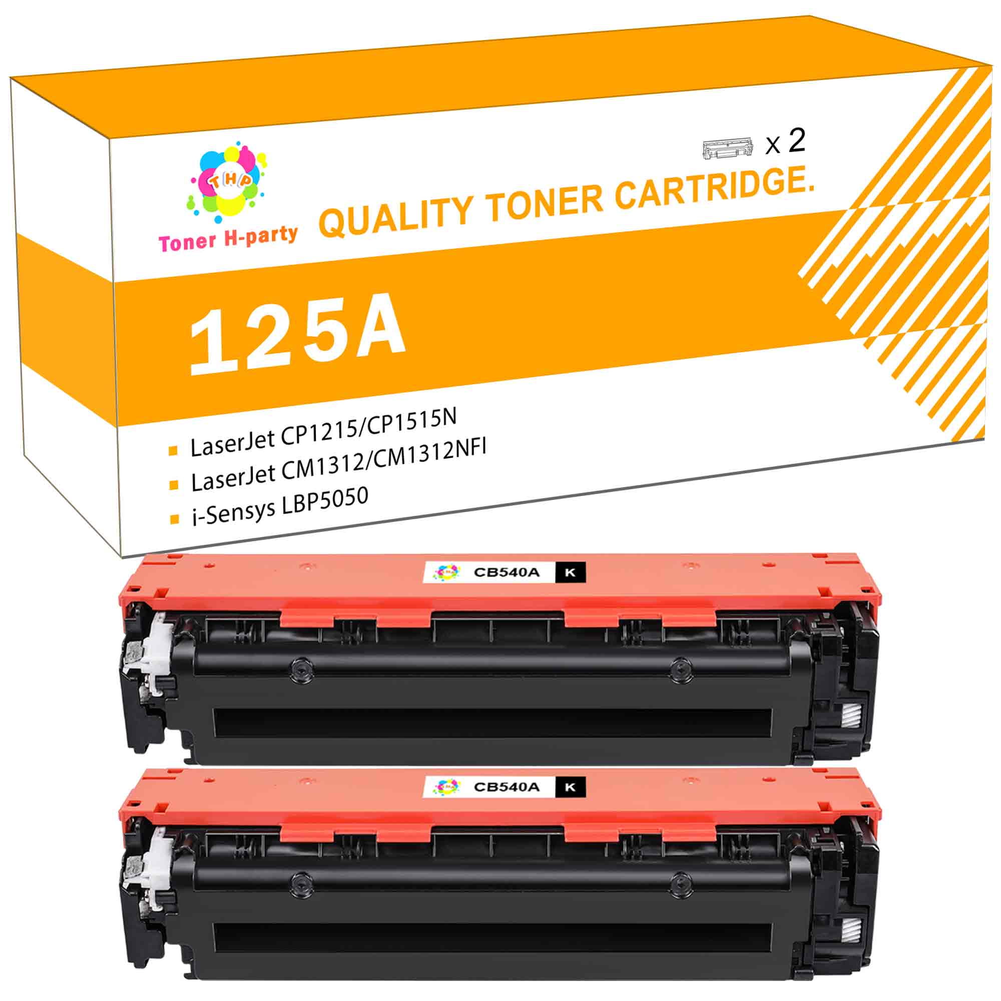Compatible for HP 125A Toner Cartridge for HP CB540A LaserJet Pro M251n ...