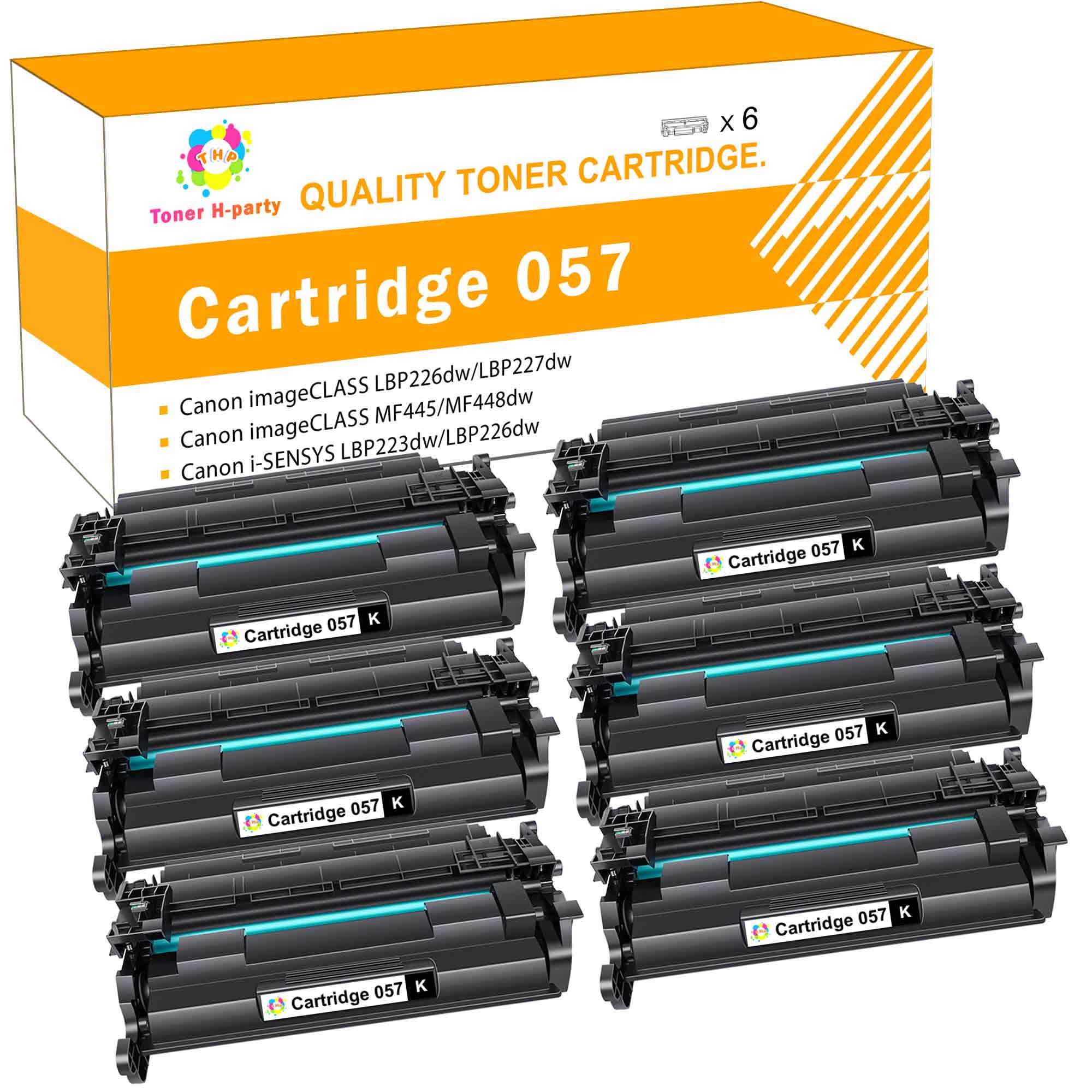 Toner H-Party Compatible Toner Cartridge with Chip for Canon 057 CRG ...