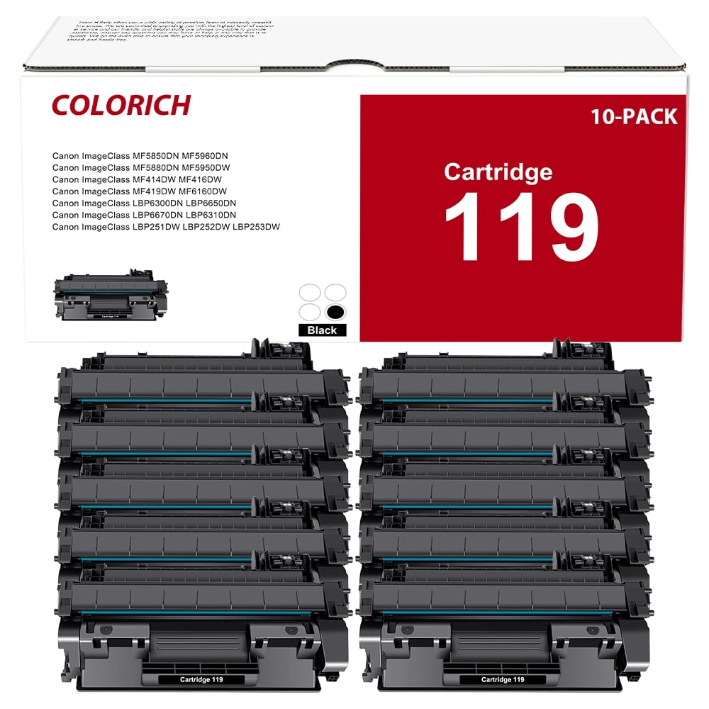 Colorich Compatible Toner Cartridge for Canon 119 toner Imageclass ...