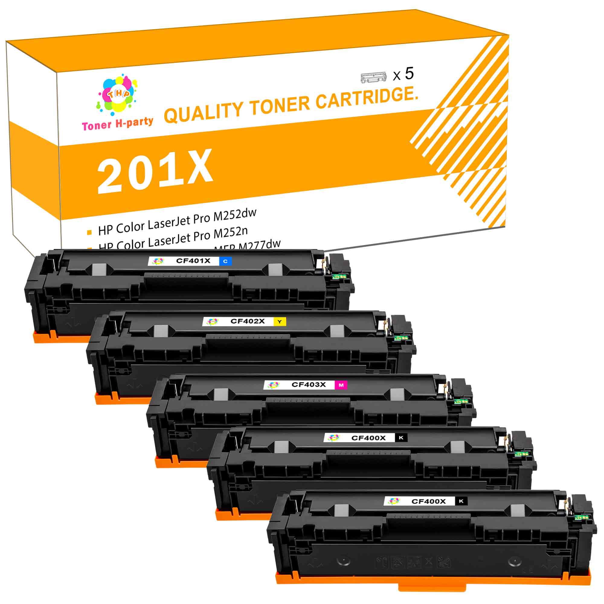 Toner H-Party Compatible Toner Cartridge for HP 201X CF400X Color ...