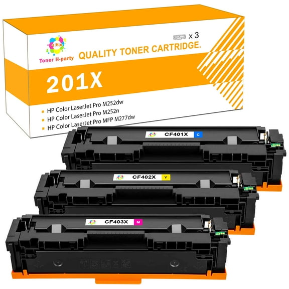 Toner H-Party Compatible Toner Cartridge for HP 201X CF400X Use with ...