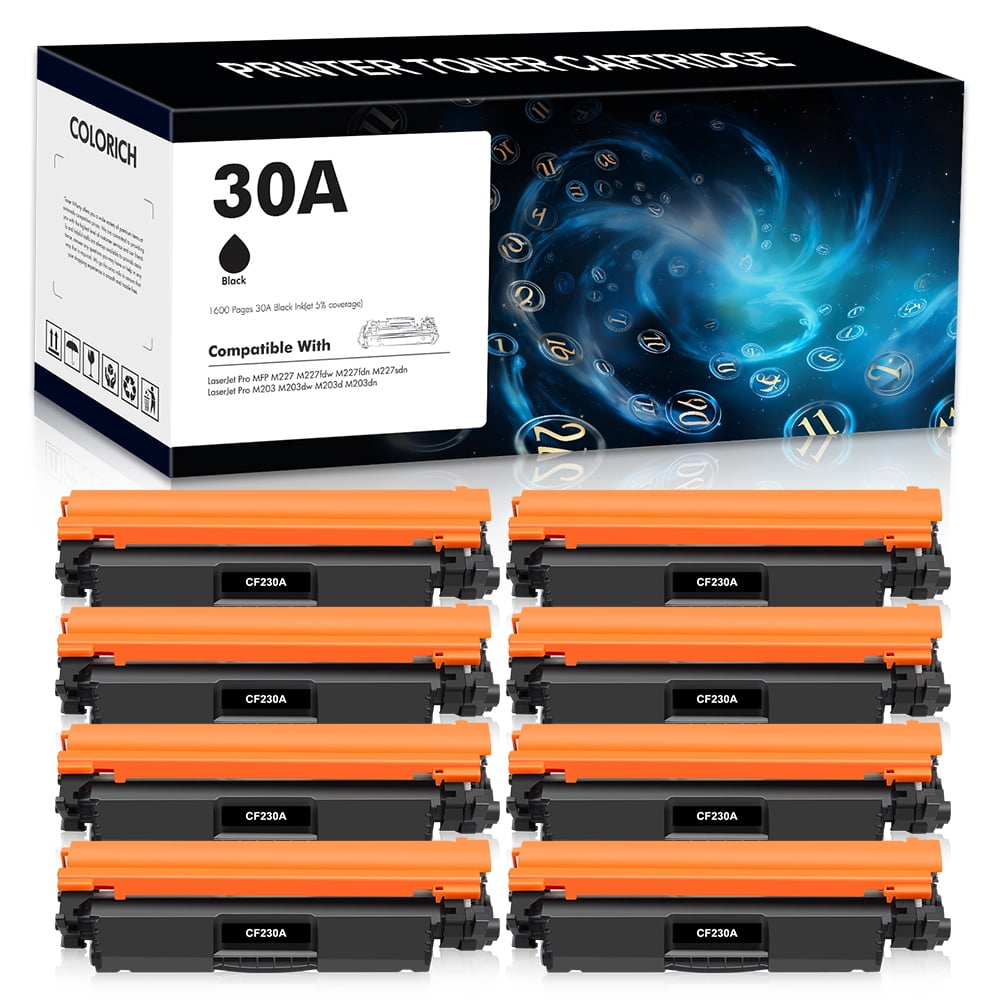 Colorich Compatible Toner Cartridge for HP 30A CF230A Laserjet Pro MFP ...