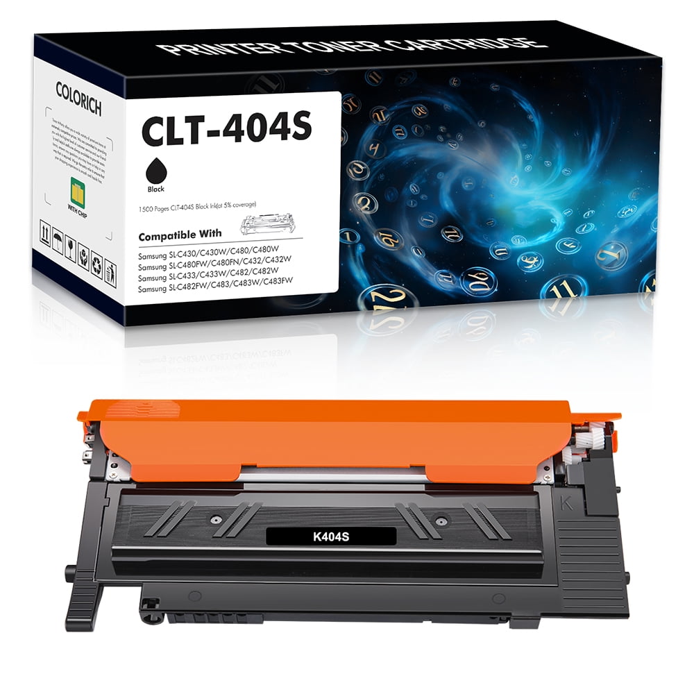 Colorich Compatible for 404S Toner Cartridge Samsung CLT-K404S C480FW ...