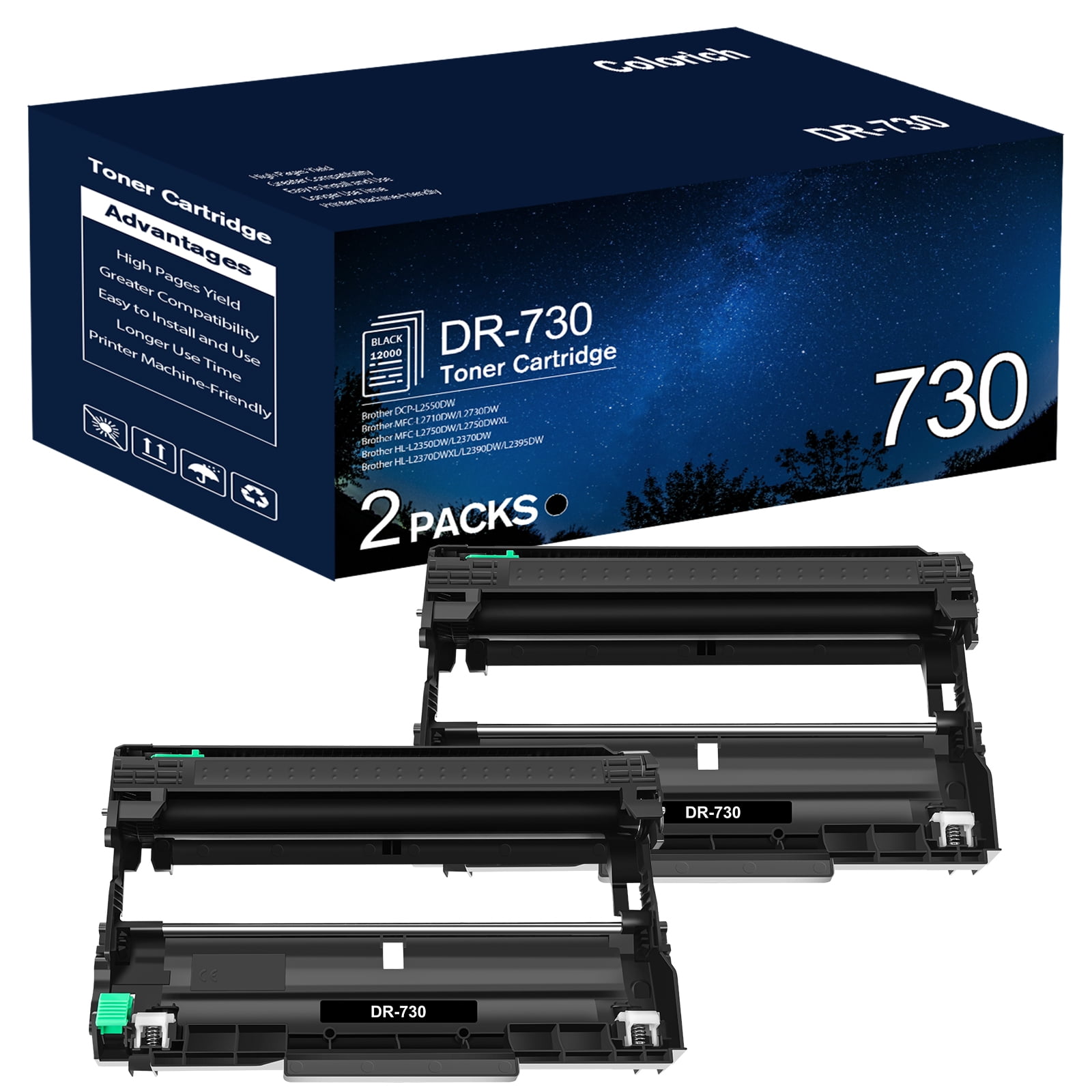 Colorich DR730 Drum Unit Compatible for Brother DR730 DR-730 DR 730 HL ...