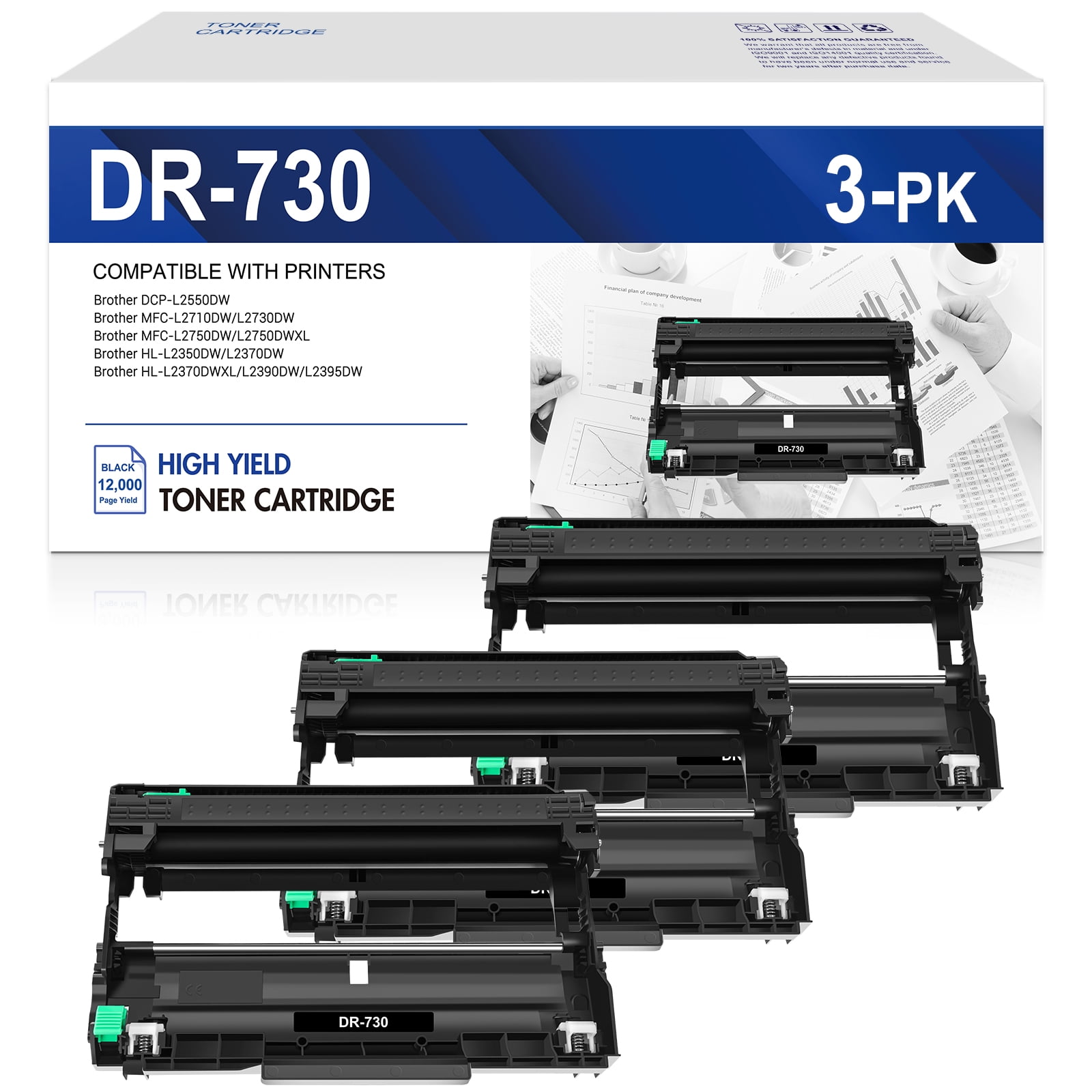Colorich DR730 Drum Unit Compatible for Brother DR-730 Use in DCP ...