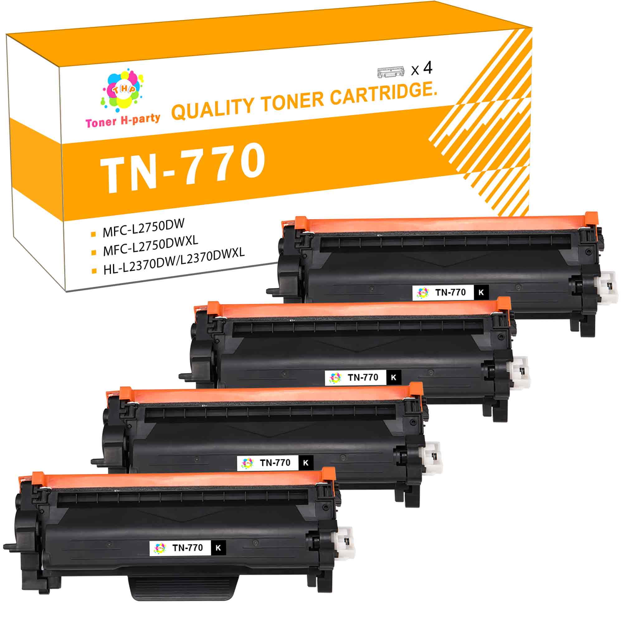 Toner H-Party TN-770 TN770 Toner Cartridge Compatible for Brother TN770 ...