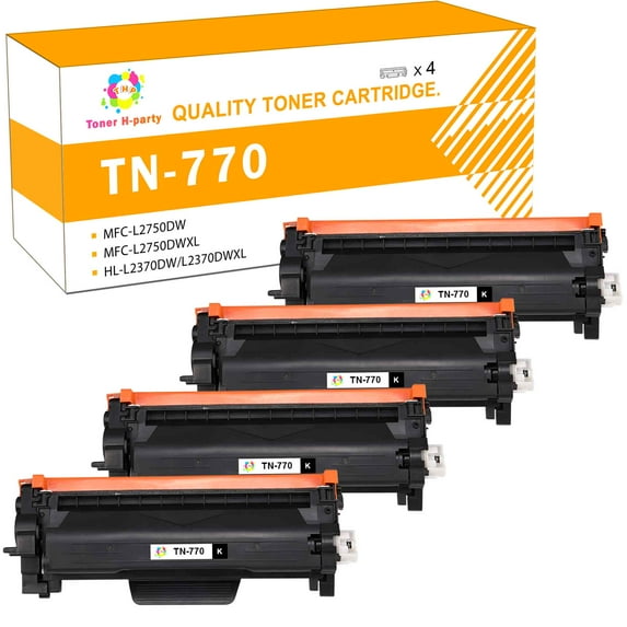 Toner H-Party TN-770 TN770 Toner Cartridge Compatible for Brother TN770 ...