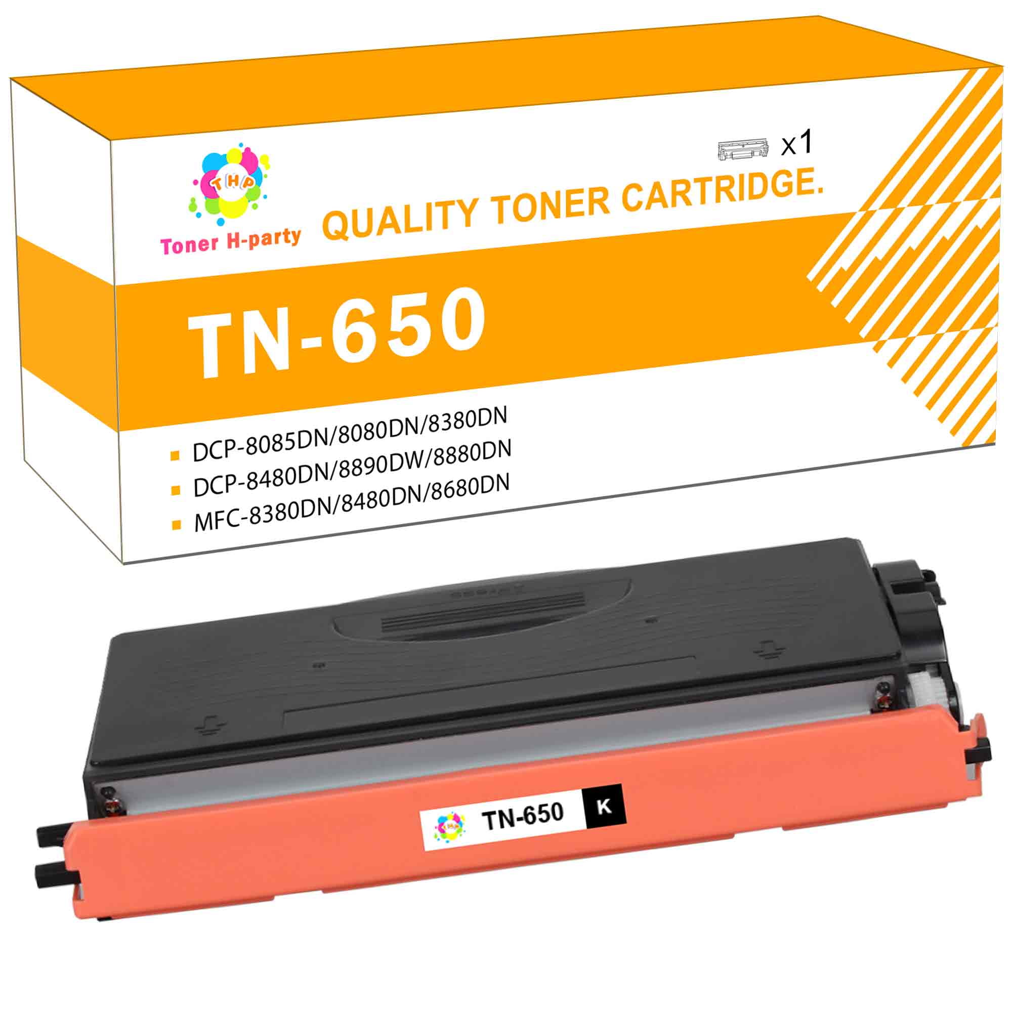 Toner H-Party TN650 TN-650 8000 Pages High Yield Compatible Toner ...
