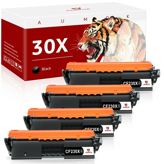 HP 30X CF230X High Yield Compatible Toner Cartridge (4-Black) for ...