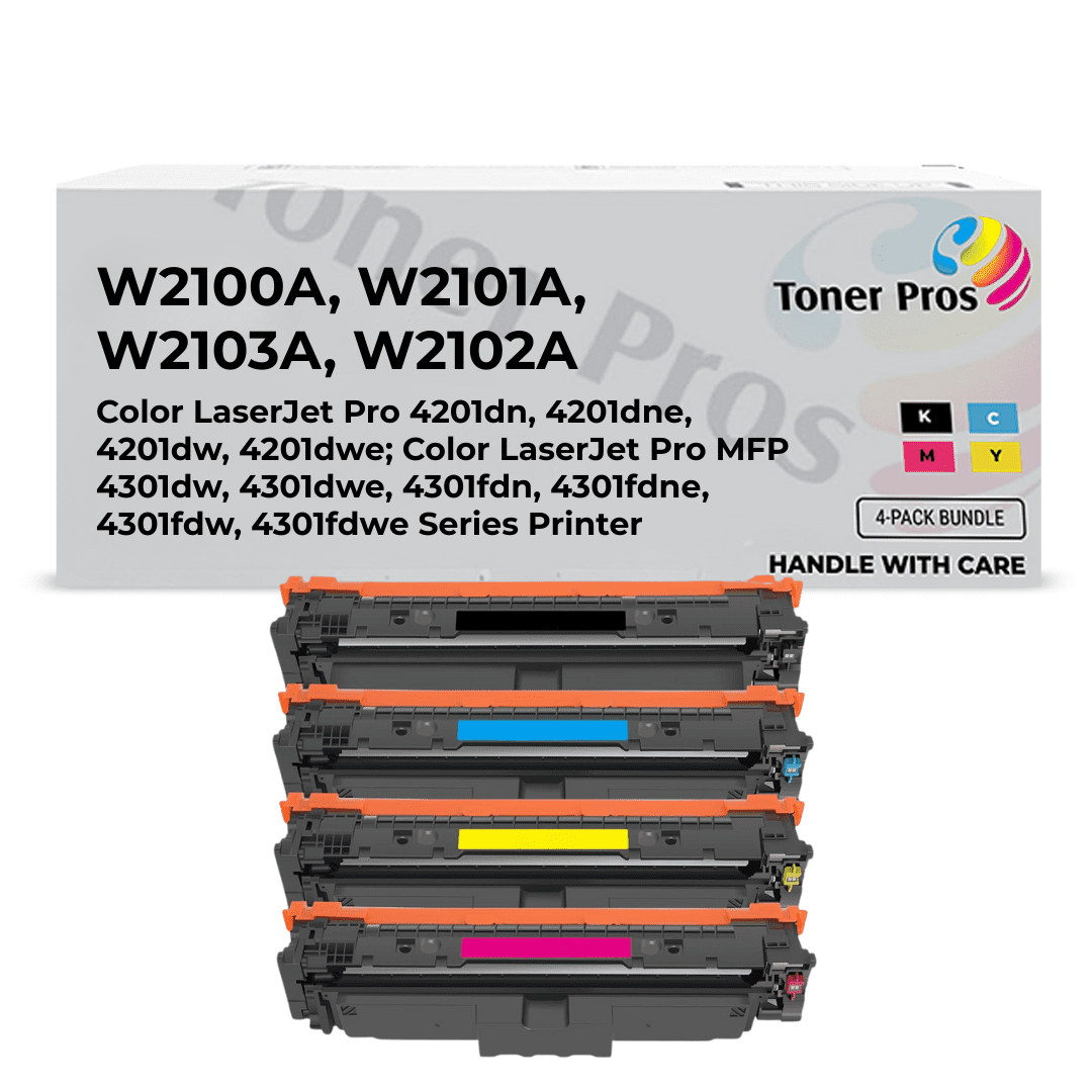Toner Pros High Yield 210X Toner Cartridges 4-Pack with Chip Included ...