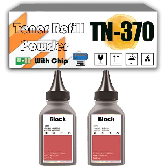 Toner Refill Powder Compatible for Brother TN-370 TN370 Toner ...