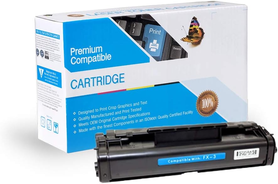 Toner Replacement Compatible with Canon FX3, 1557A002BA (Black ...
