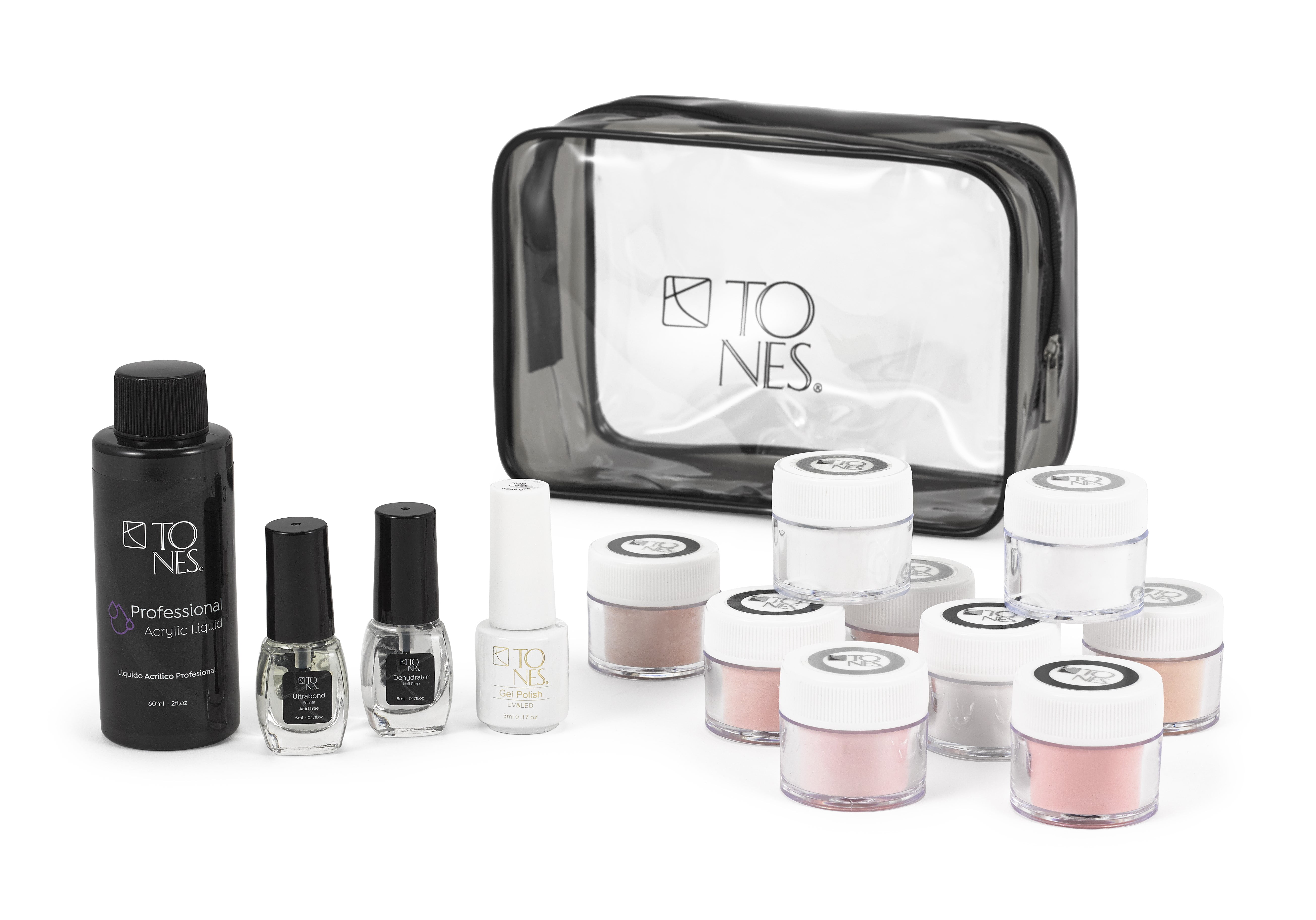 Tones Premium Acrylic Nail Sampler Kit | Ultimate Collection for Nail ...