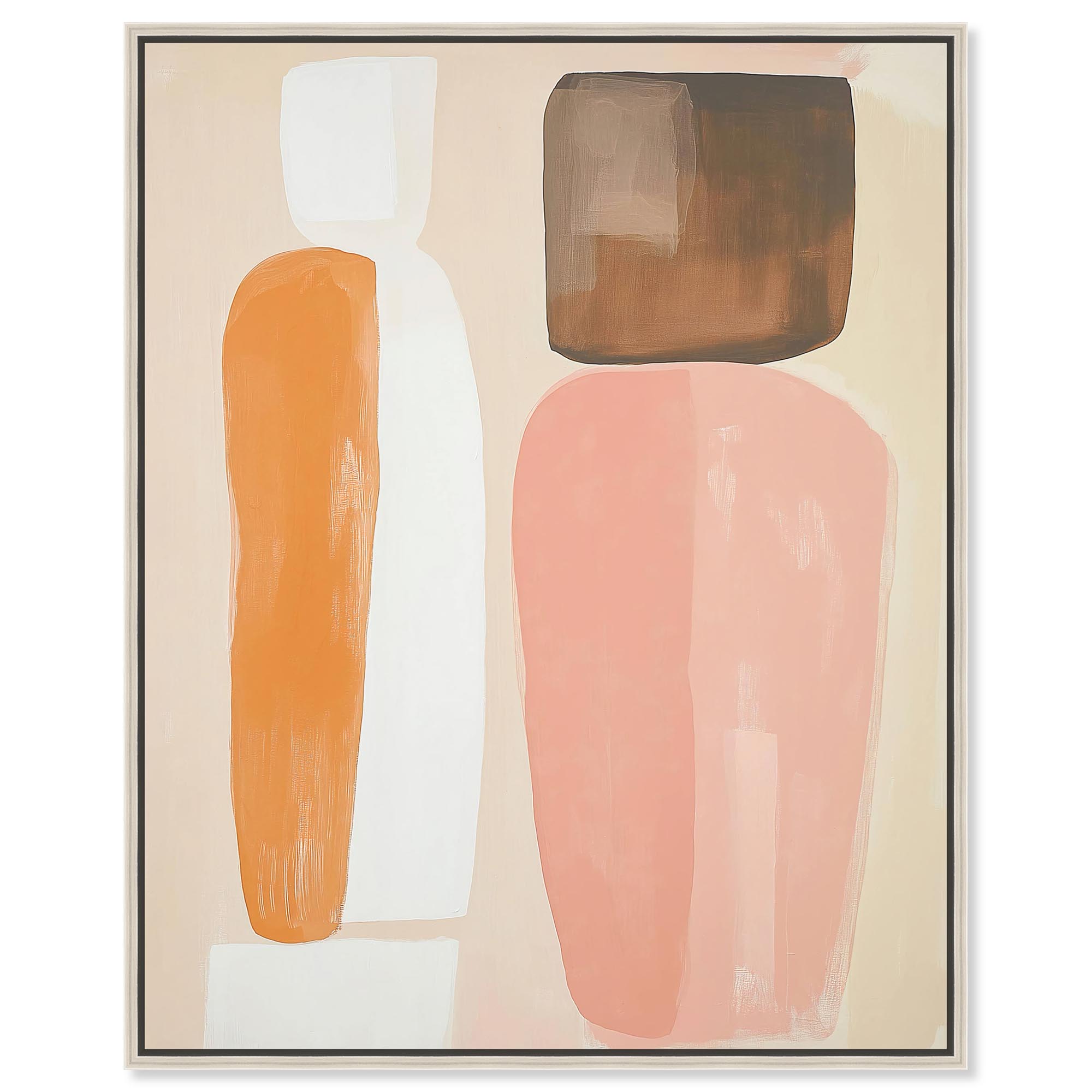 Tones of Restfulness I Canvas Modern Boho Abstract by Art Remedy ...