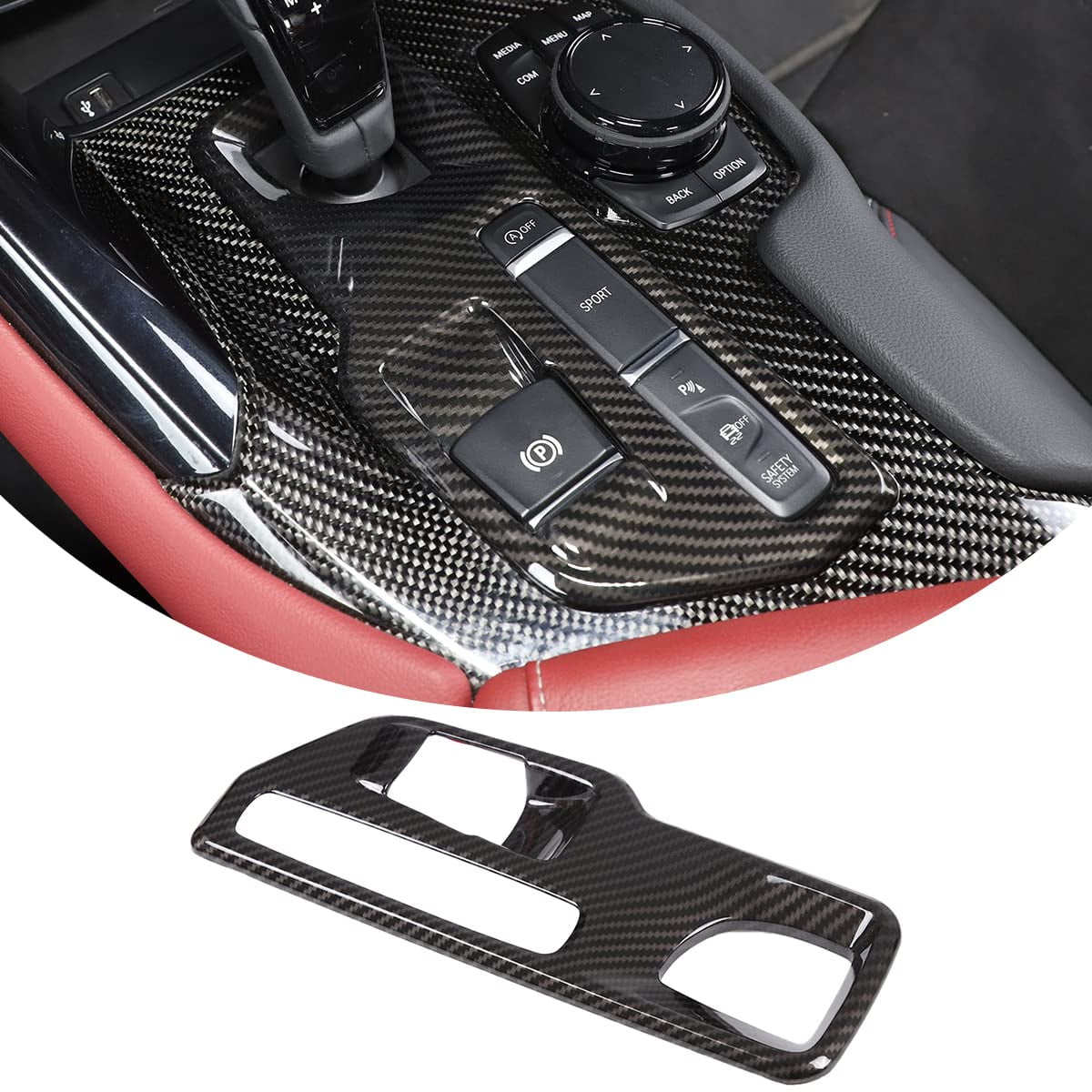 TongSheng ABS Black Carbon Fiber for Supra GR A90 A91 MK5 2018 2019 ...