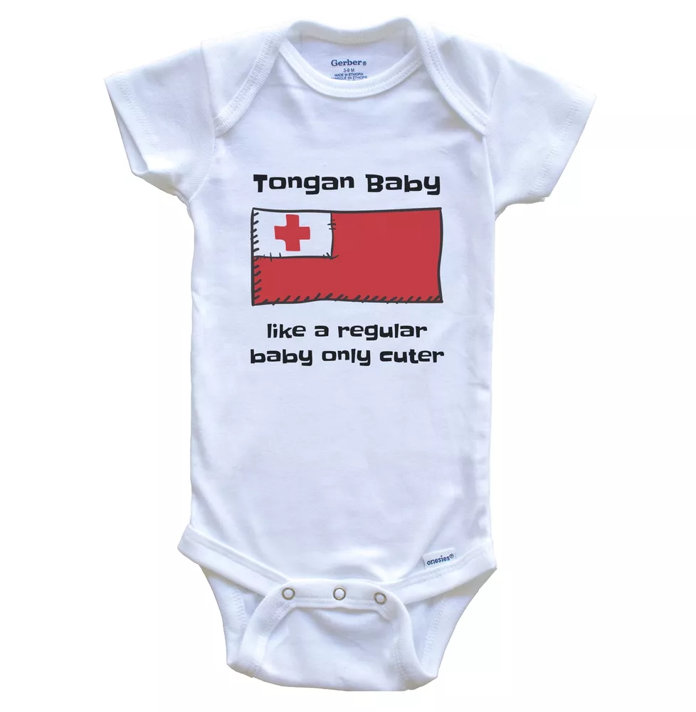 Tongan Baby Like A Regular Baby Only Cuter Funny Tonga Flag Baby ...