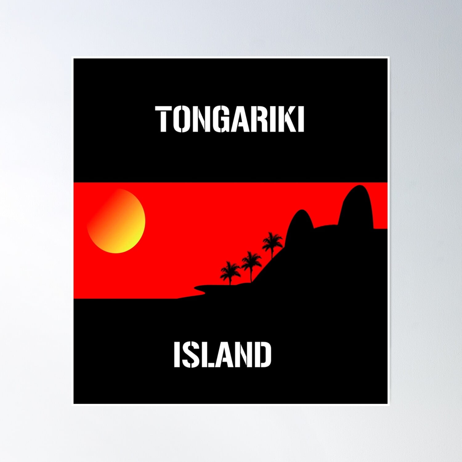 Tongariki Island Poster Wall Art, Modern Wall Decor, 8x12 UNFRAMED ...