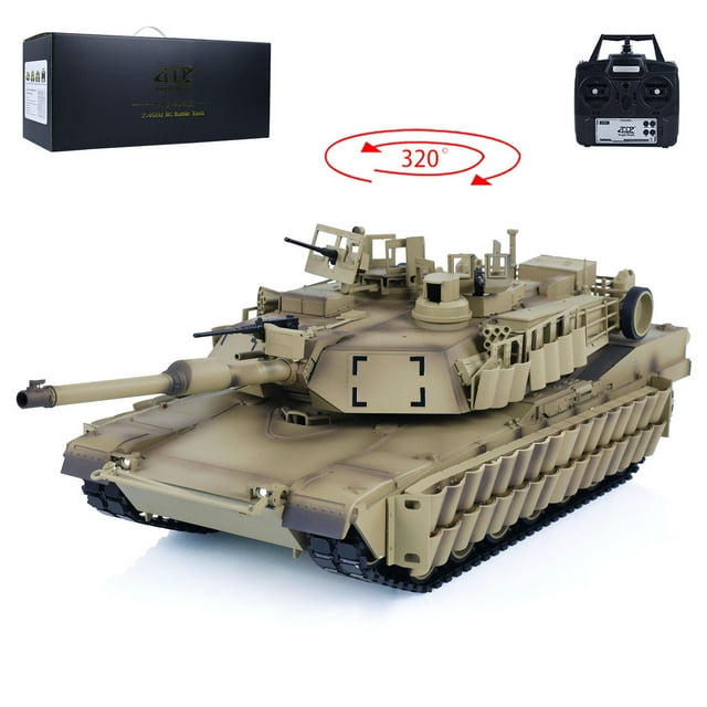 Tongde 1/16 Abrams M1A2 RC Infrared & BB Battle Tank SEP TUSK II 320° Model - Walmart.com