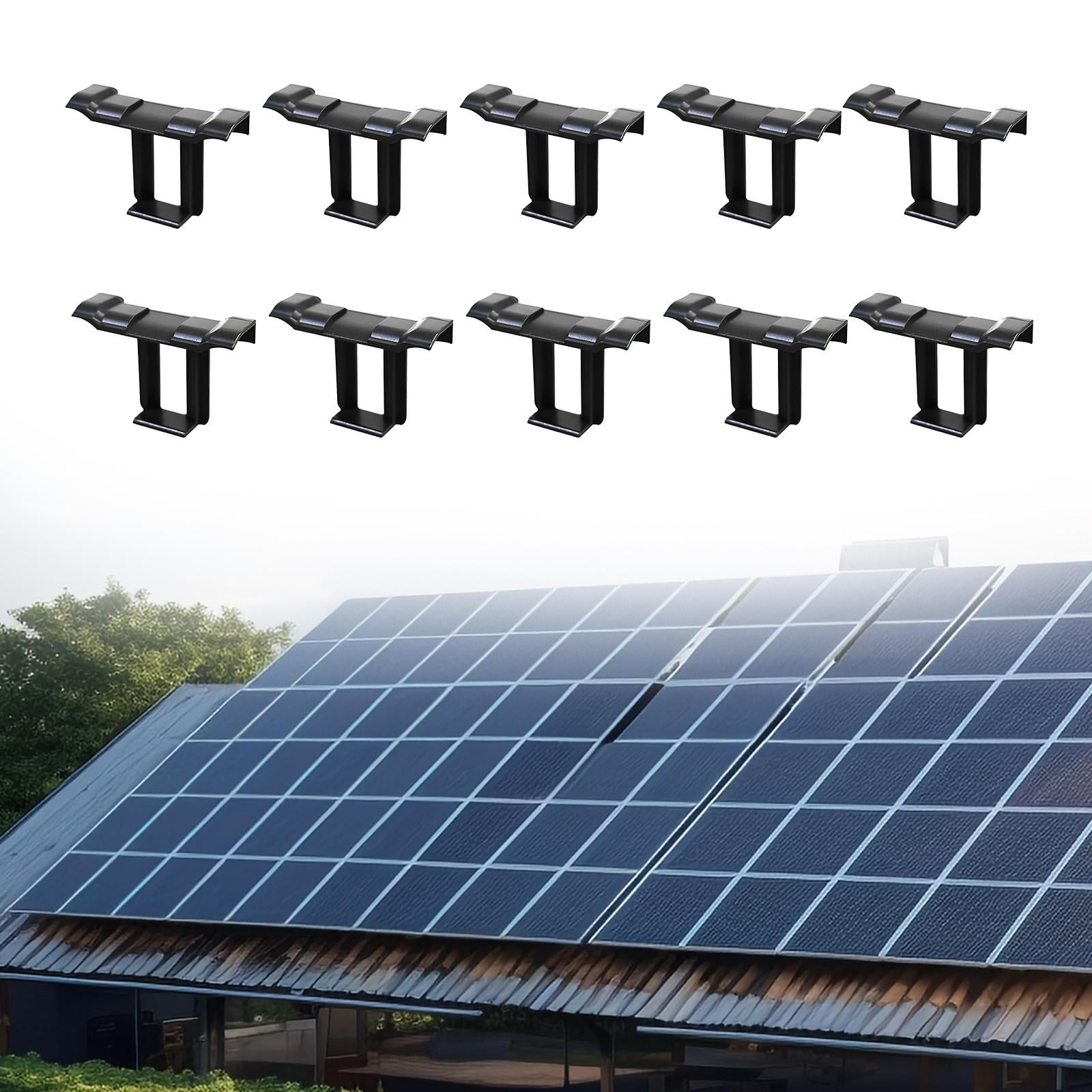 Tongina 10pcs Solar Panel Drainage Clips Roof Solar Panel Frame ...