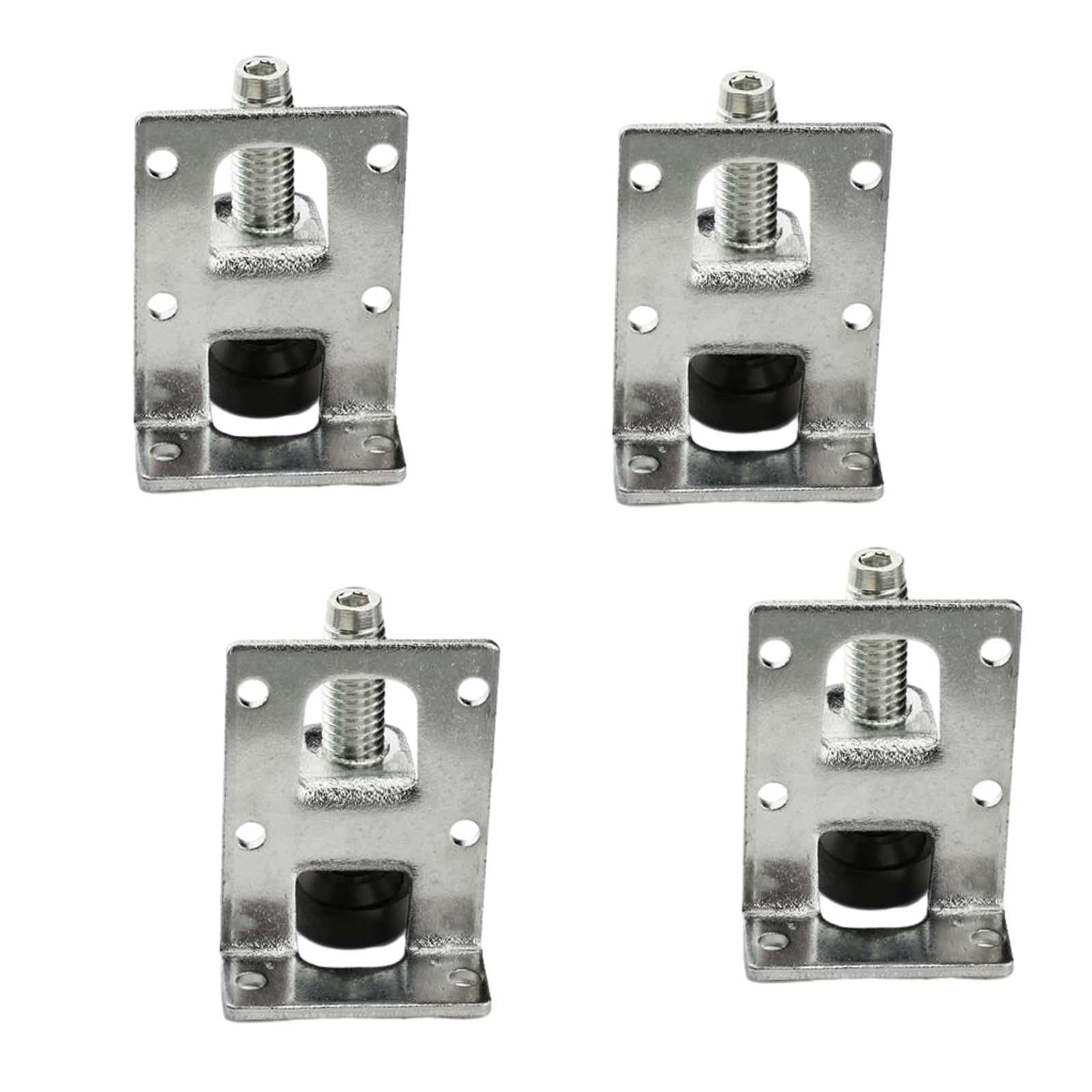 Tongina 4 Pieces Table Leg Leveler Leveling Legs Steel Adjustable Sofa ...