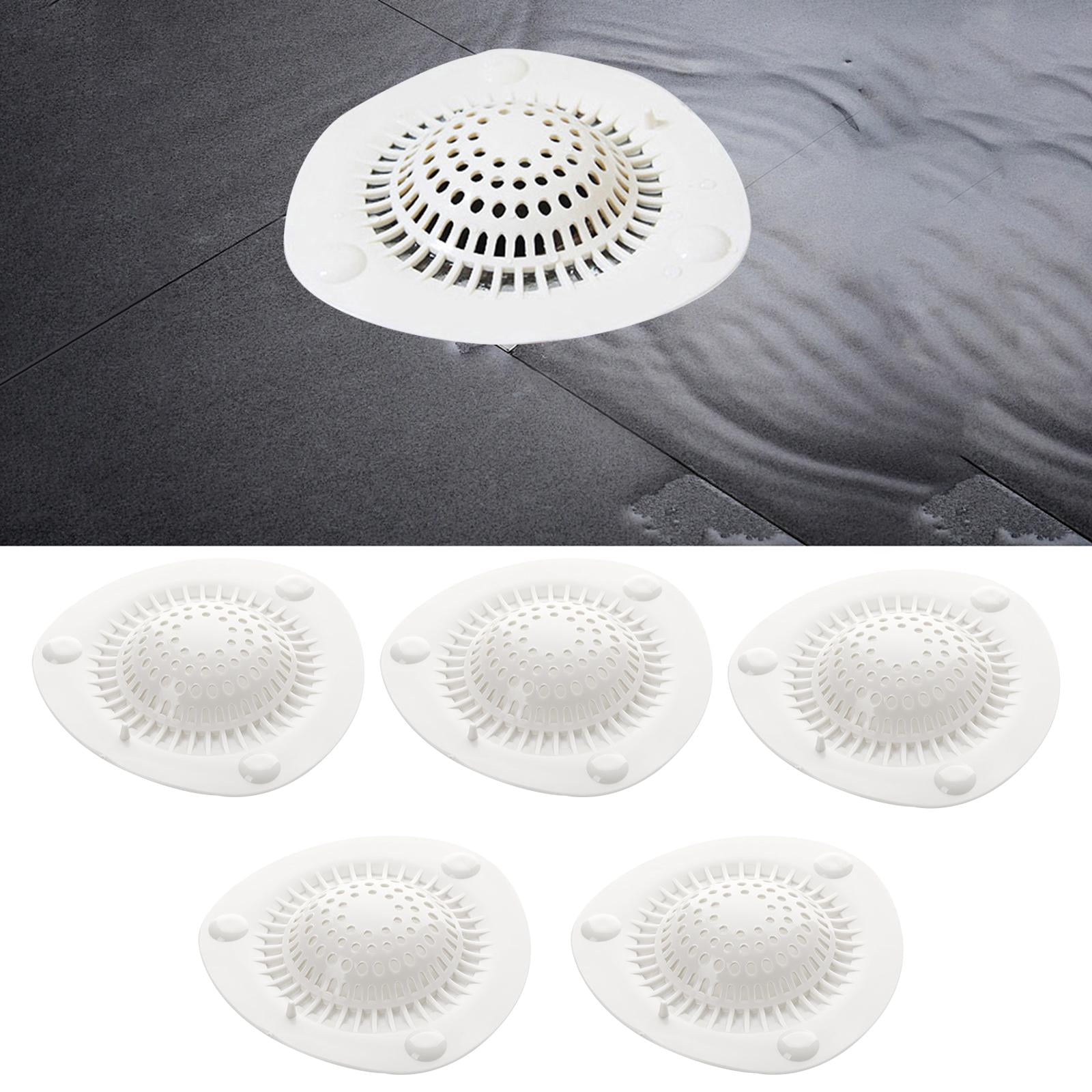 Tongina 5 Pieces Bathtub Cover Shower Drain Hair Catcher Durable Shower ...