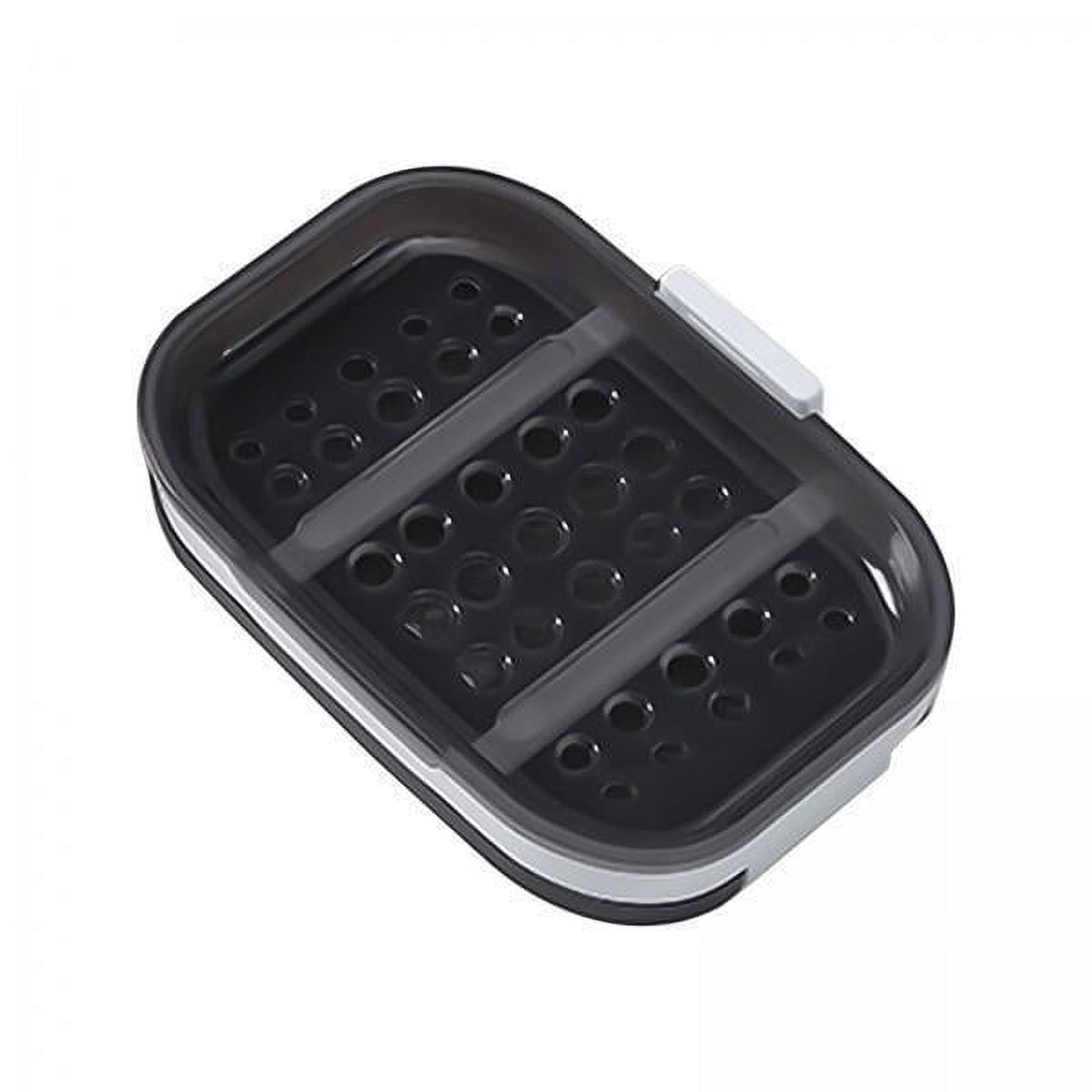 Tongina 5X Soap Dishes Soap Box Dish with Drain Hole and Tray No Punch ...