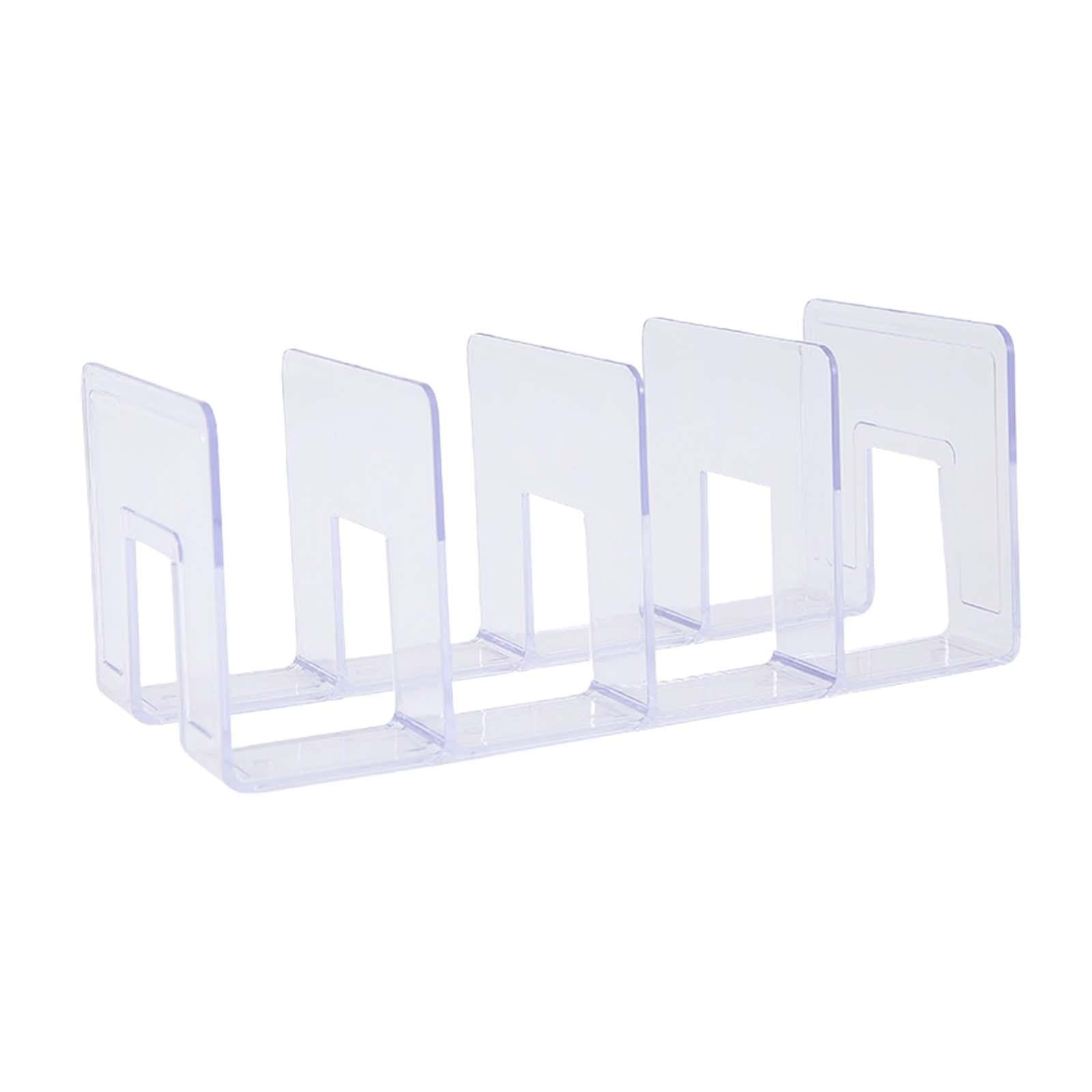 Tongina Acrylic Bookends Bags Display Rack Multifunction Bookshelf ...