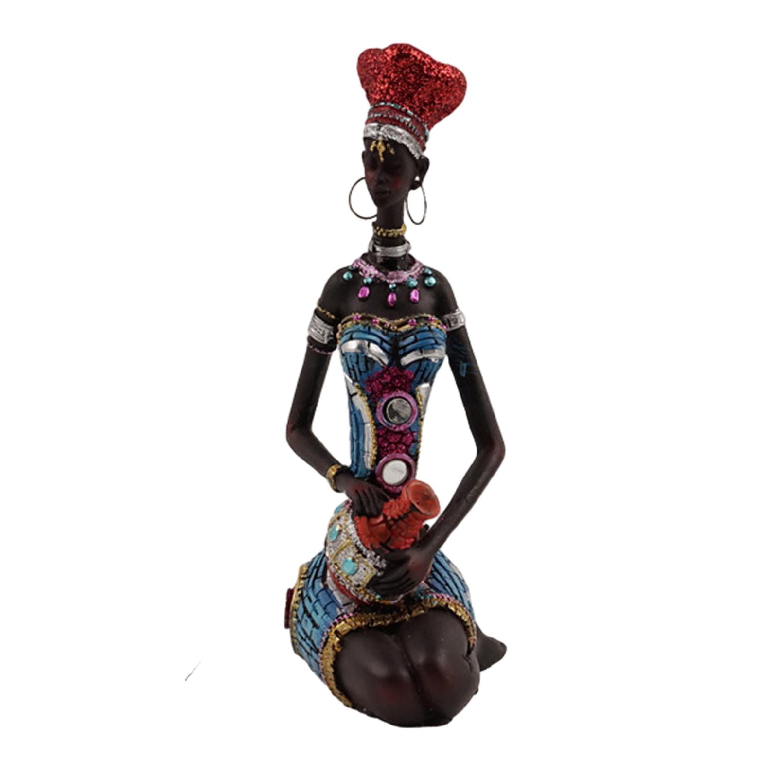 Tongina African Tribal Lady Statue African Art Sculpture Women Tribal ...
