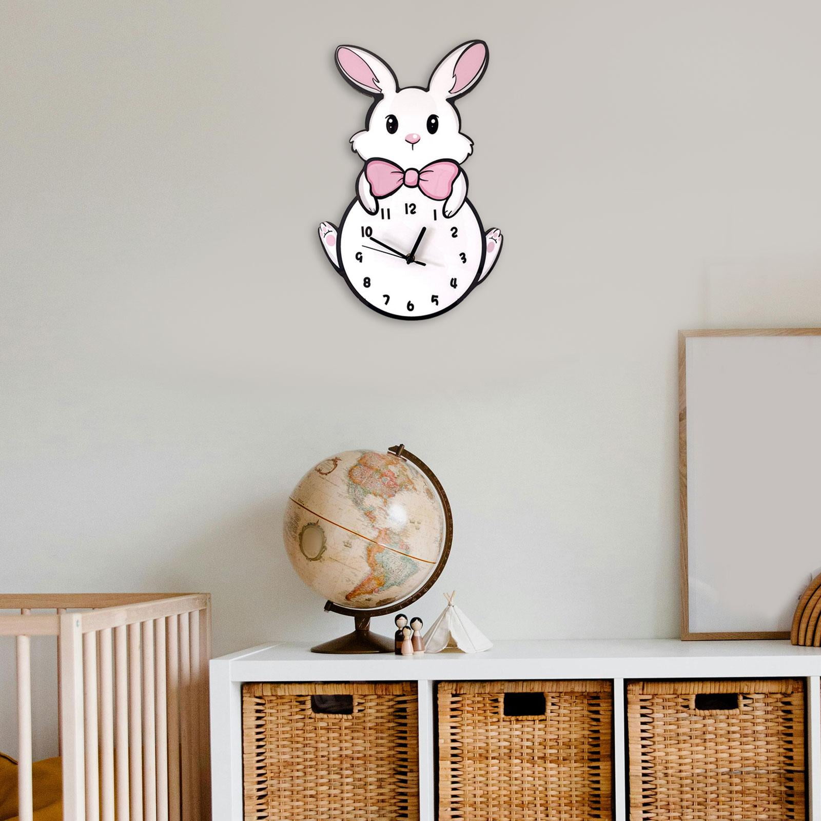 Tongina Animal Wall Clock Decorative Clock Rabbit Ornaments Creative ...