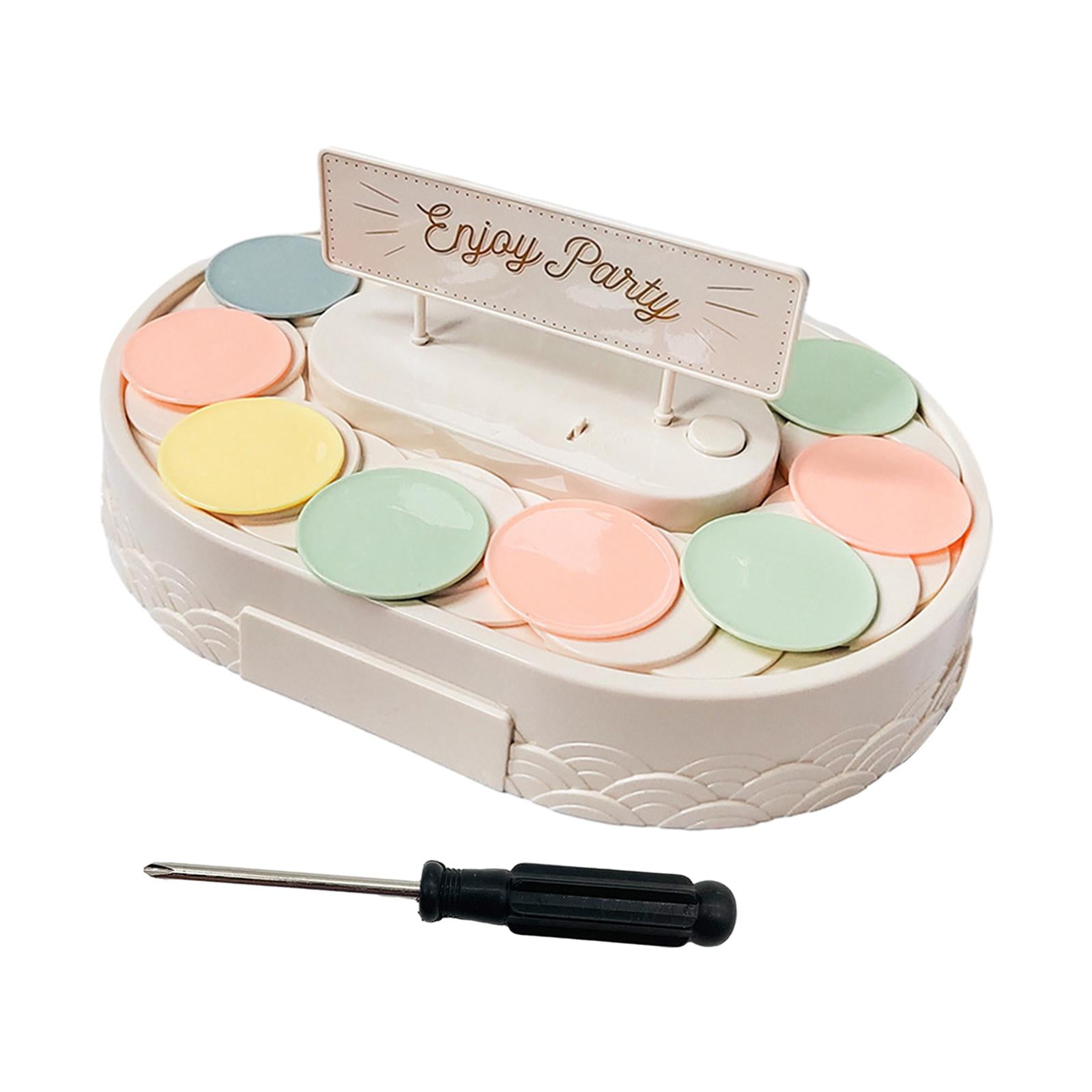 Tongina Automatic Rotating Plates Carousel Cupcake Holder Swing Tray ...