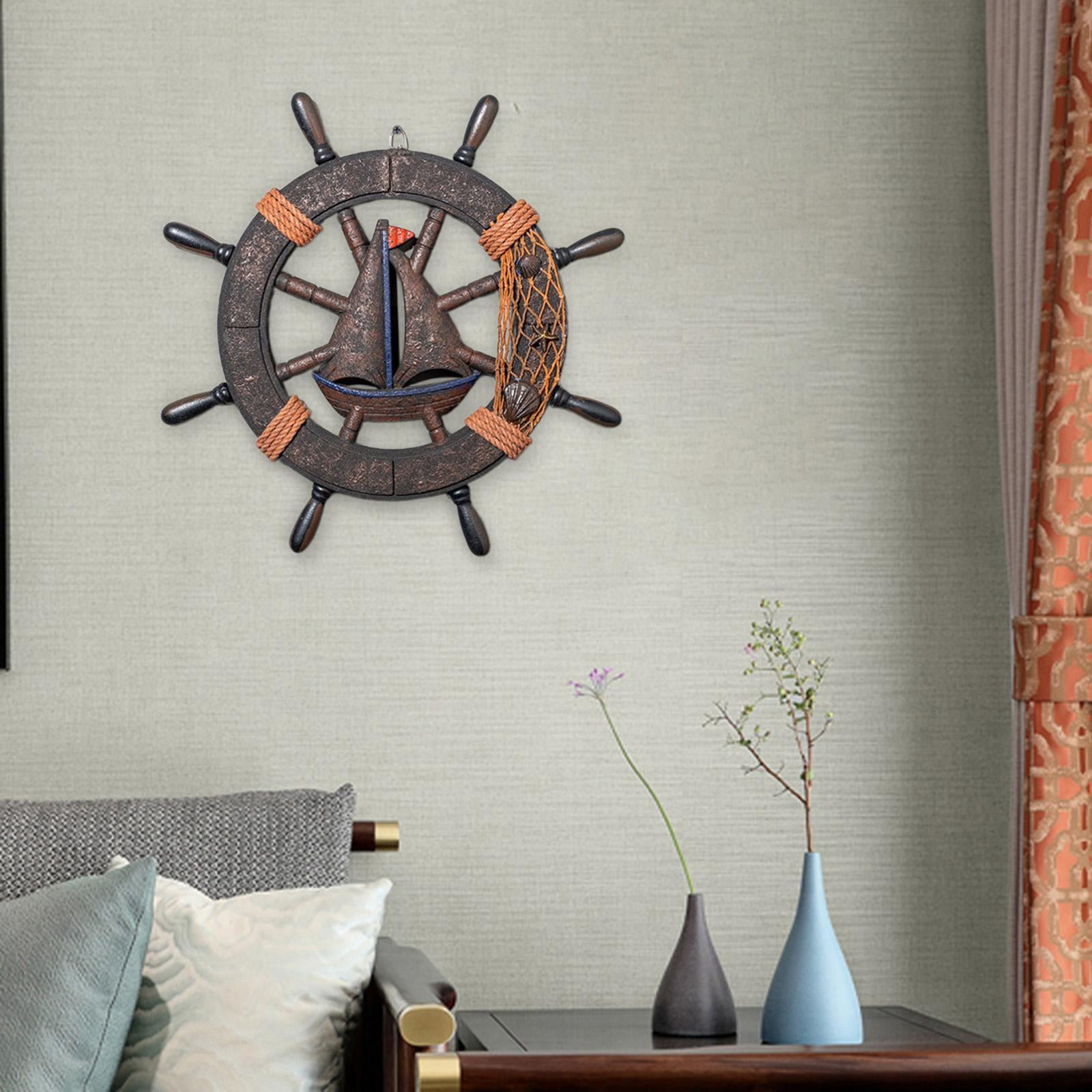 Tongina Boat Rudder Wall Art Decor,Decorative Nautical Wheel Prop ...