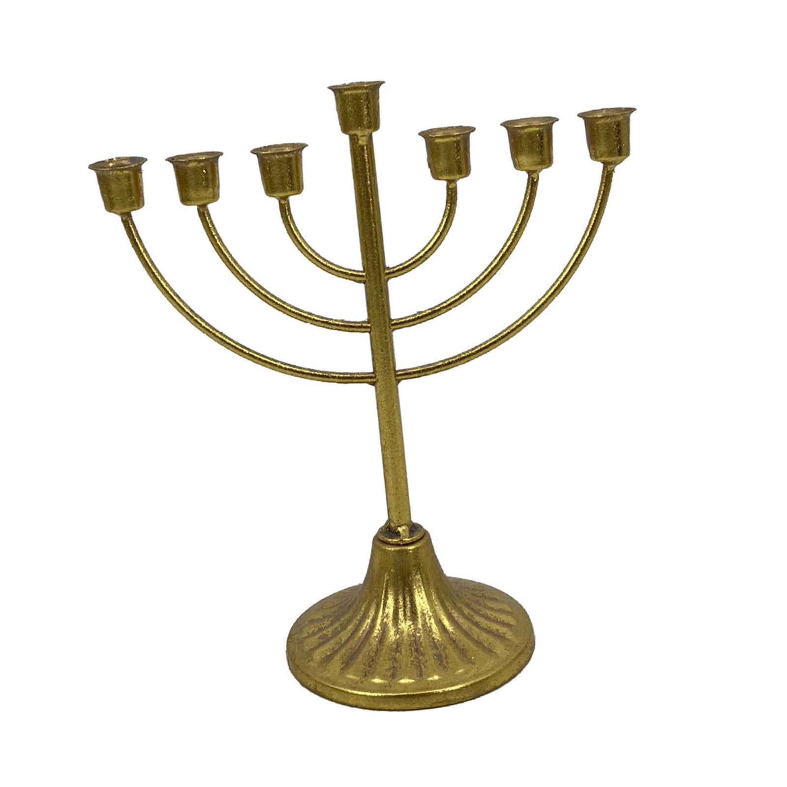 Tongina Candlestick Jewish Holder Hanukkah Decoration Menorah Wide ...
