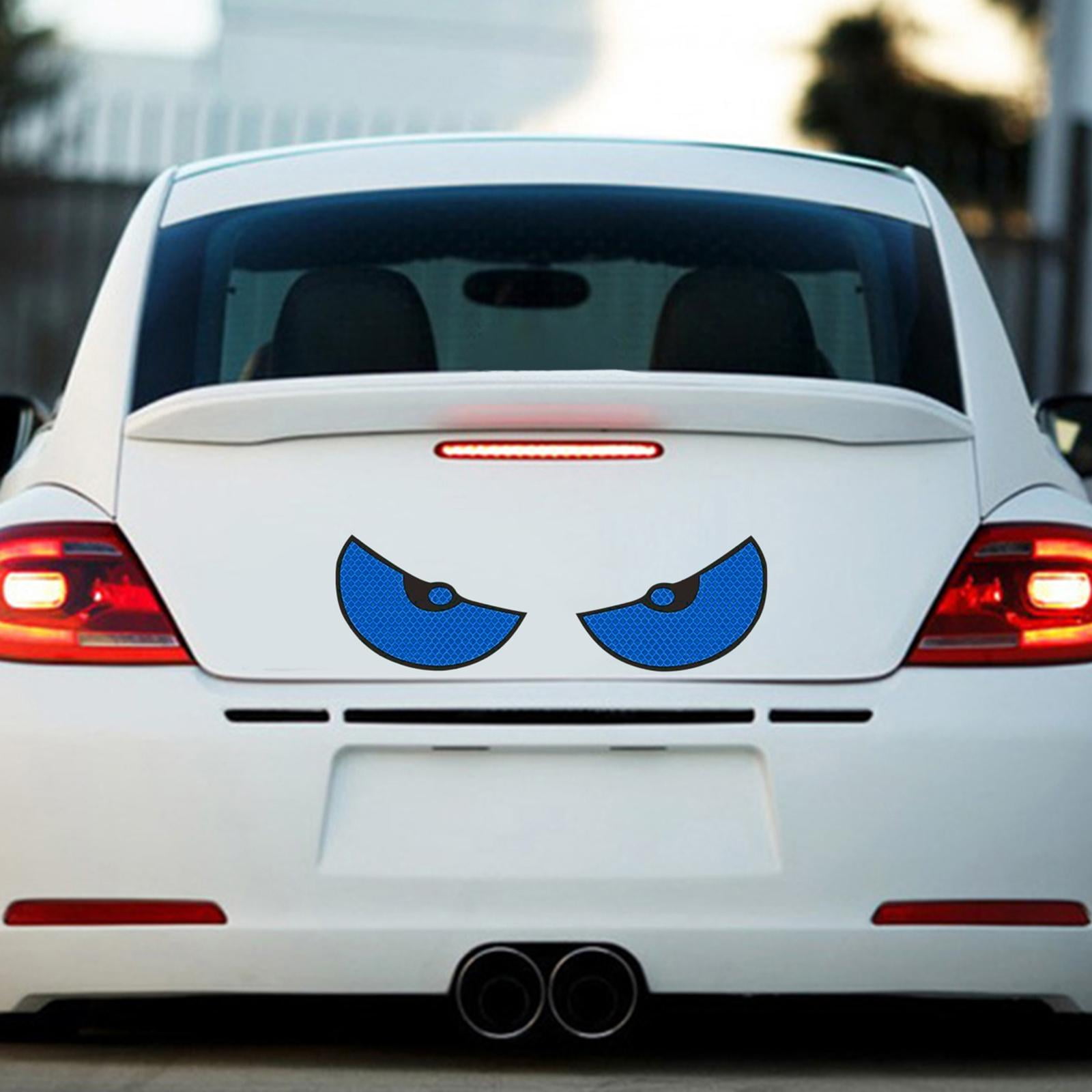 Tongina Car Sticker Eyes Car Decal Sticker Trendy Wall Sticker Cartoon ...