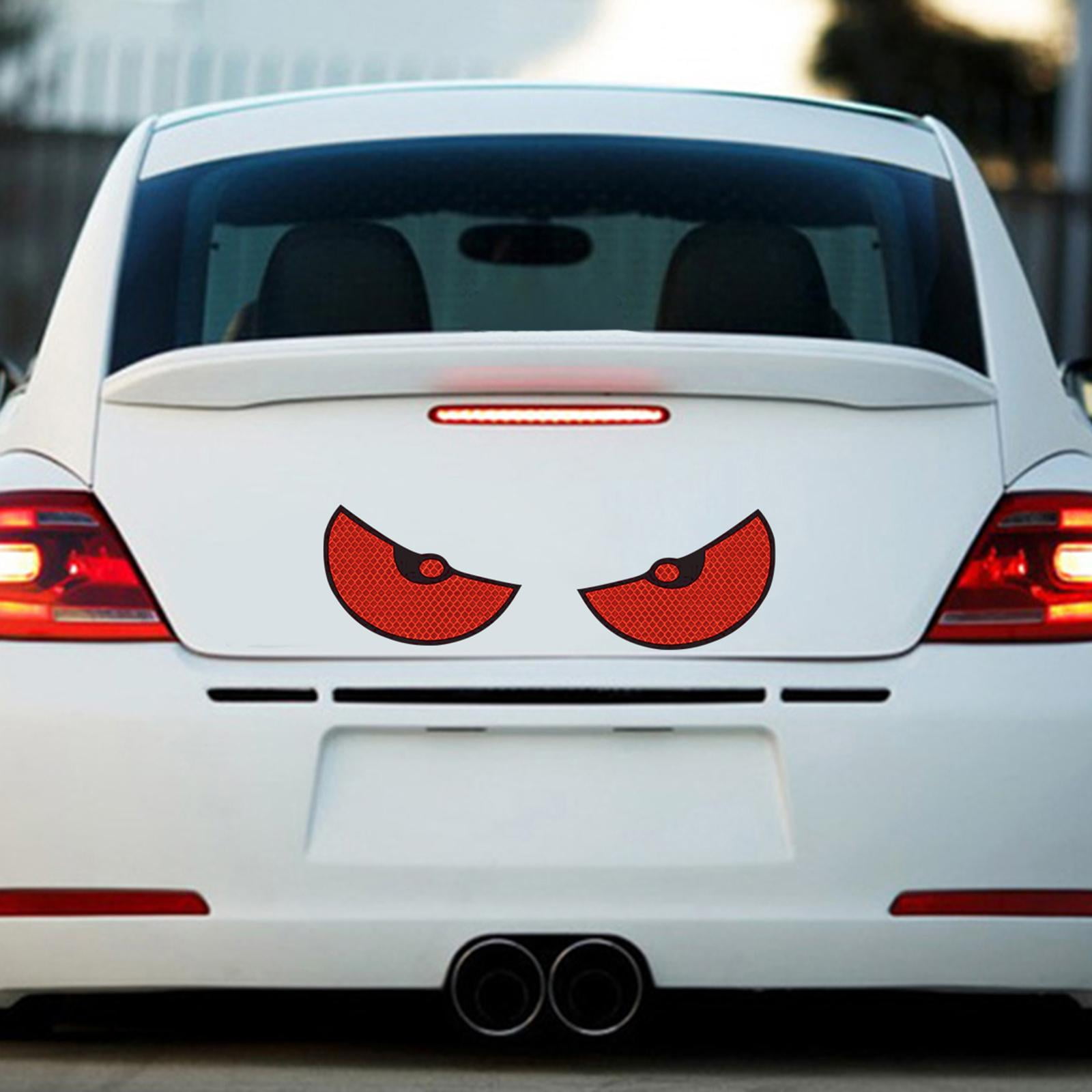 Tongina Car Sticker Eyes Car Decal Sticker Trendy Wall Sticker Cartoon ...