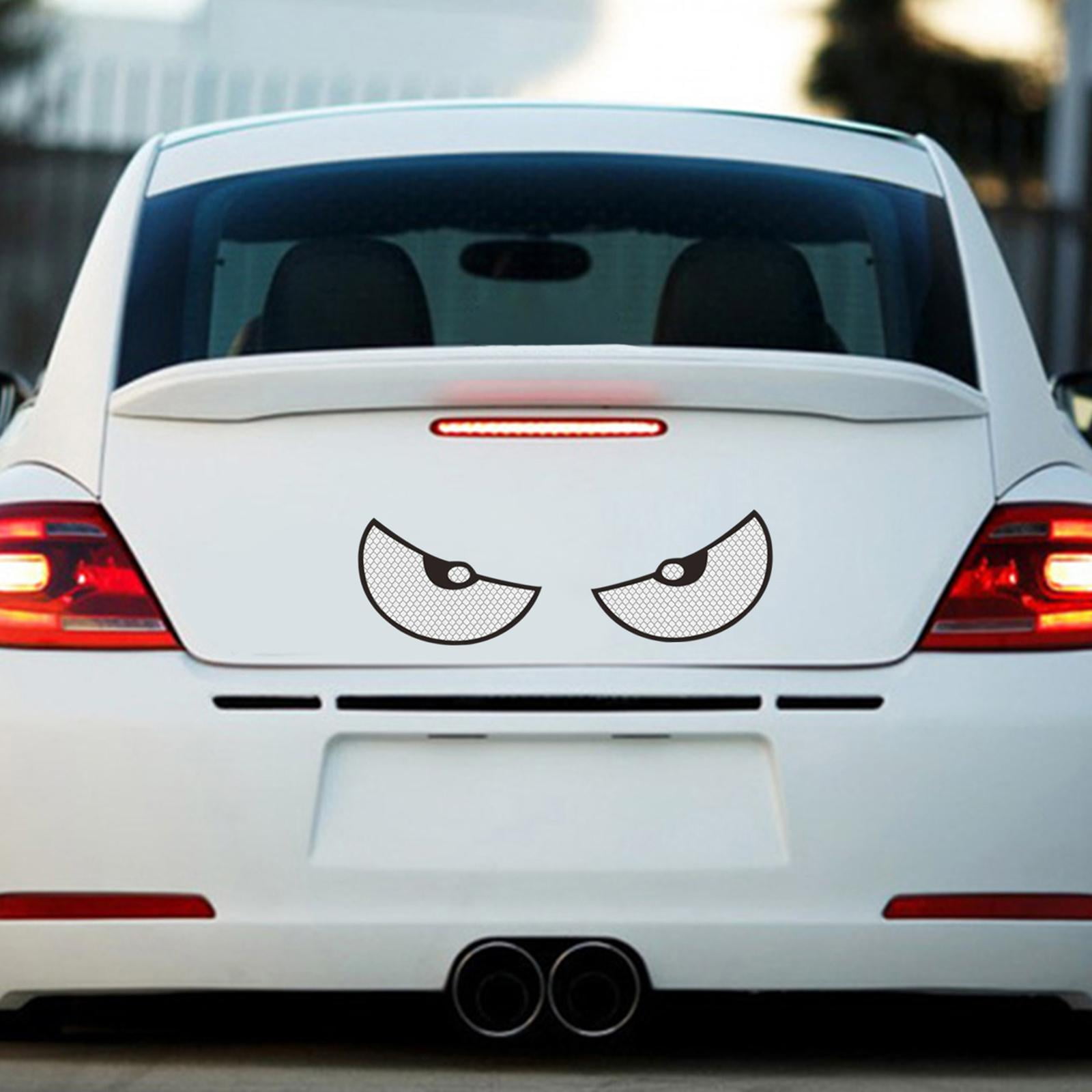 Tongina Car Sticker Eyes Car Decal Sticker Trendy Wall Sticker Cartoon ...