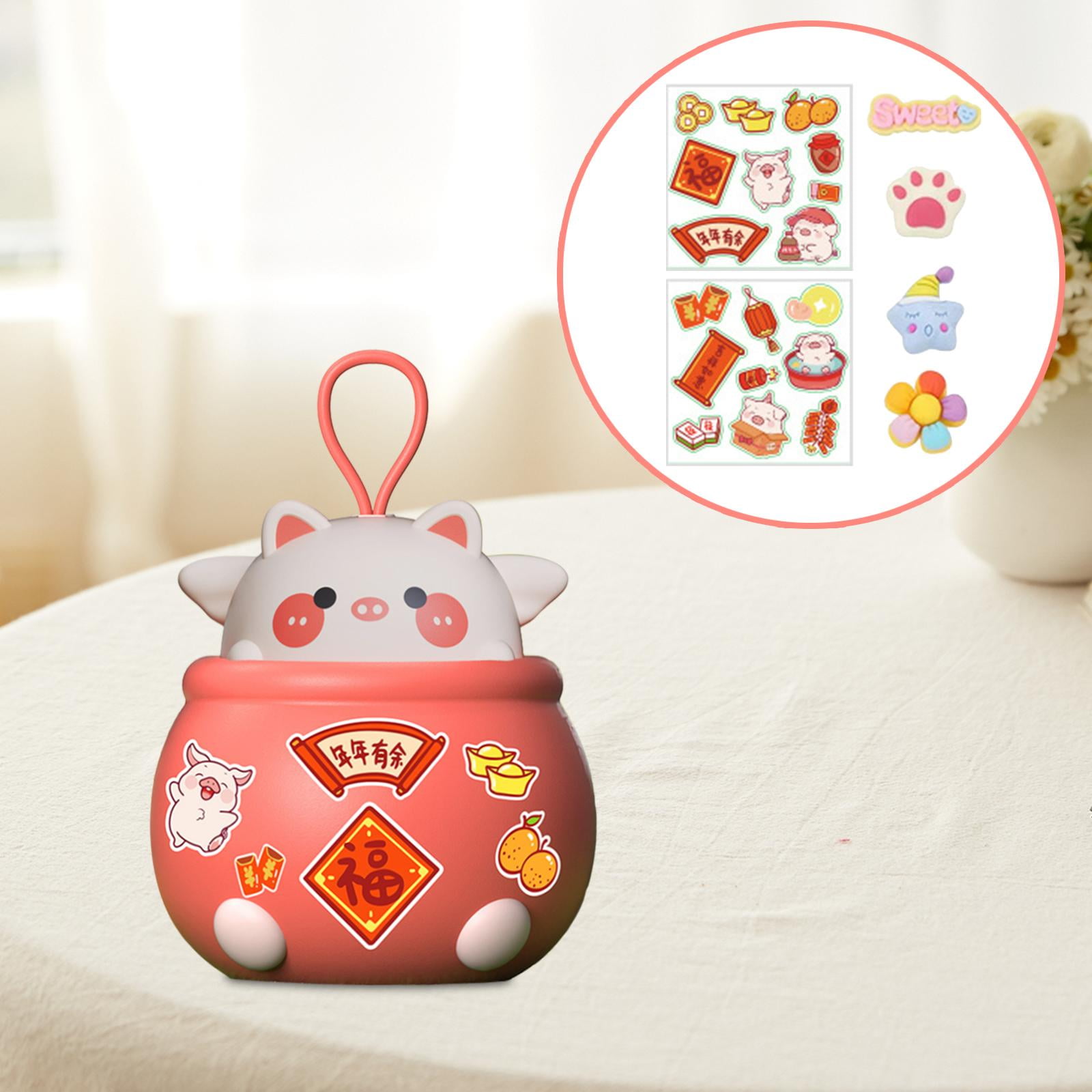 Tongina Cartoon Piggy Bank Crafts Decor Money Saving Bank Money Saving ...
