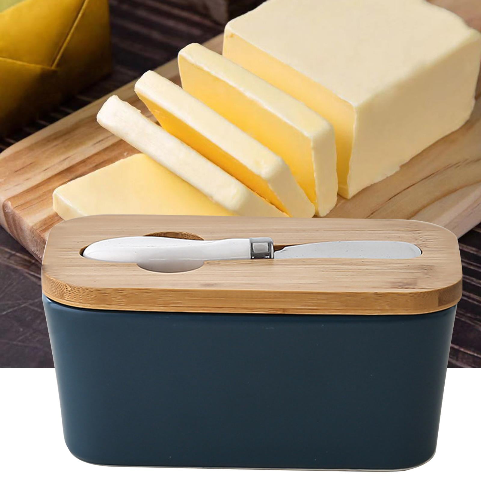 Tongina Ceramic Butter Dish Cheese Butter Storage Box Practical Butter ...