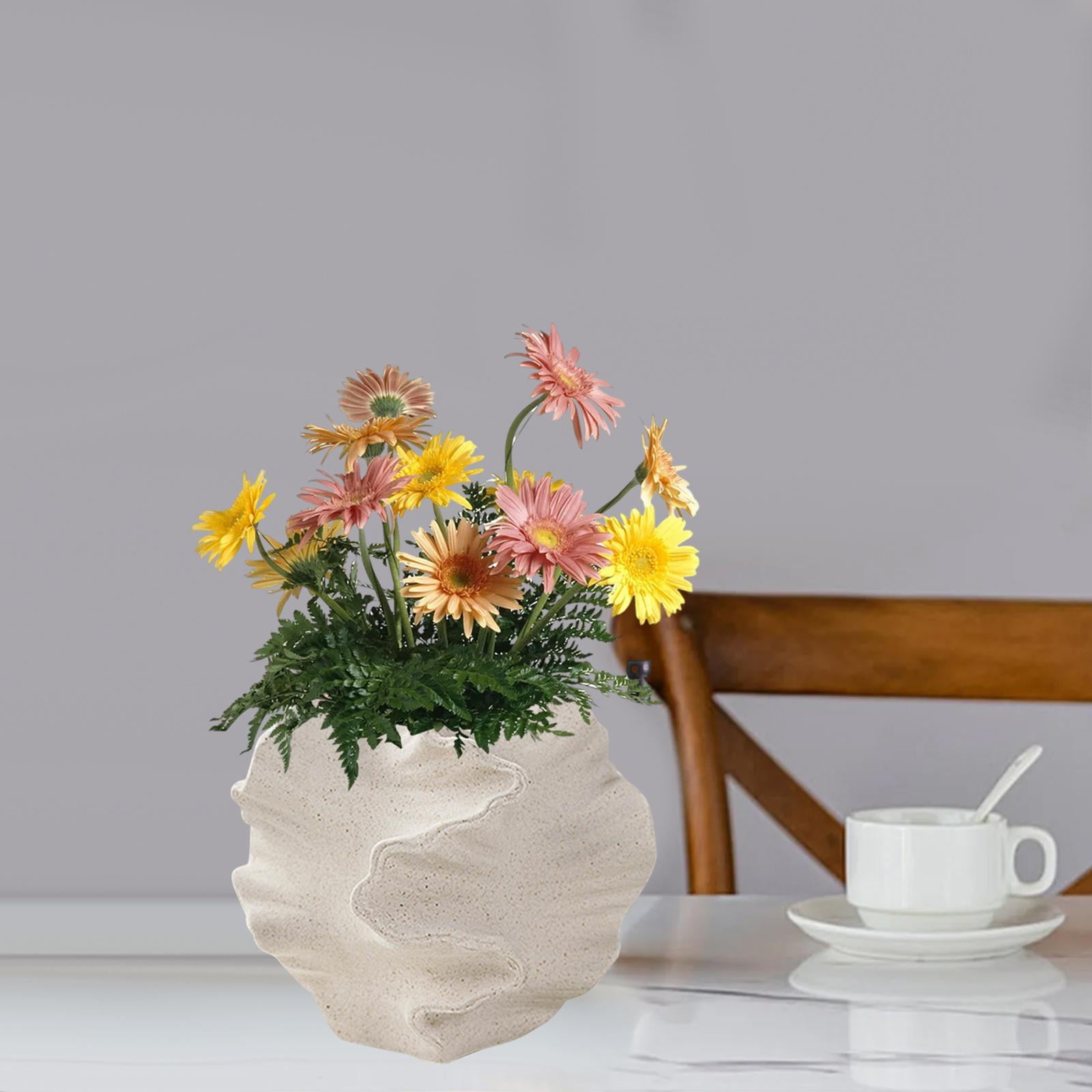 Tongina Ceramic Vase Desktop Vase Modern Garden Decor Rack Plant Holder ...