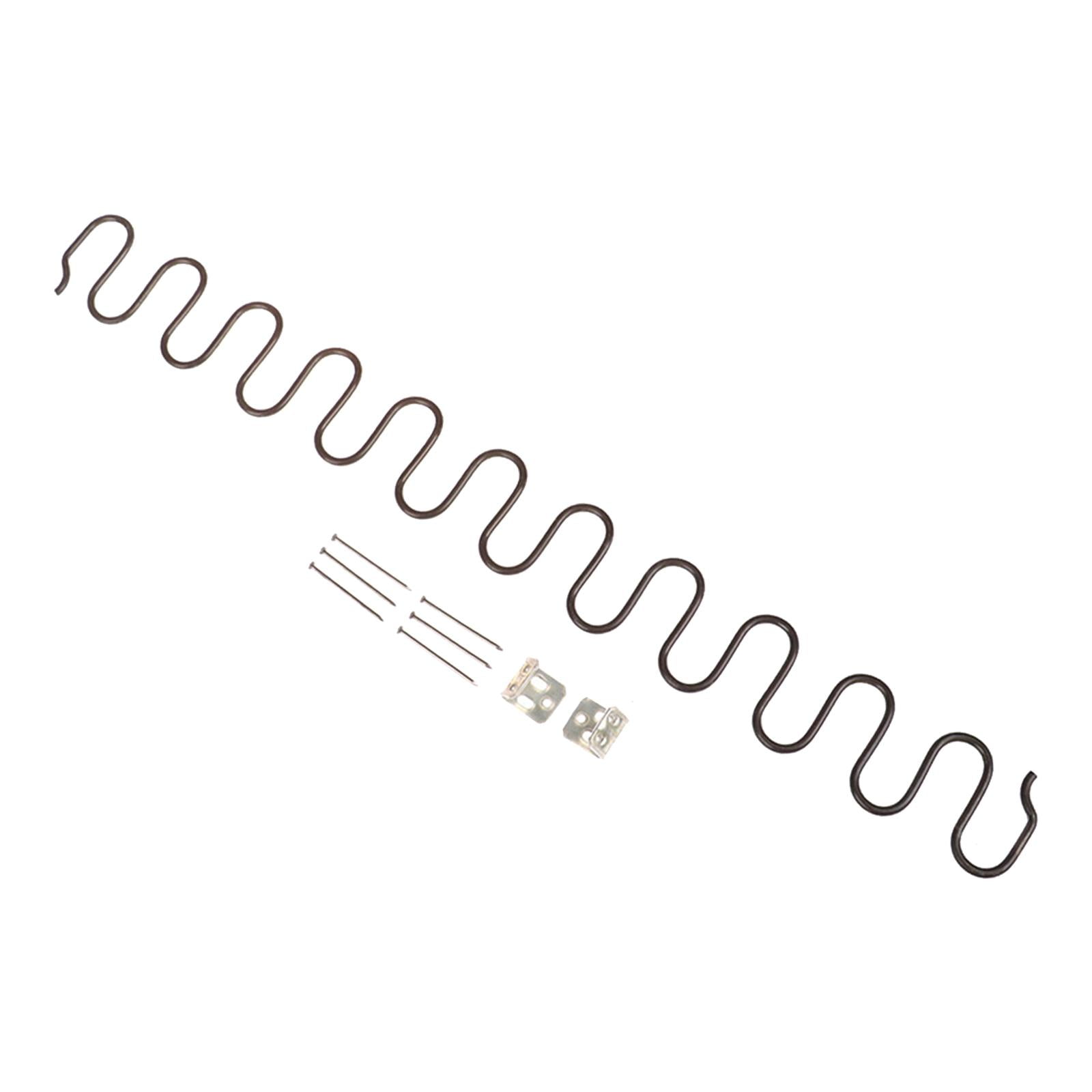 Tongina Chair Spring Kit,DIY Sofa Support,with Clips Nails,Zig Shape Spring,Upholstery Spring ...