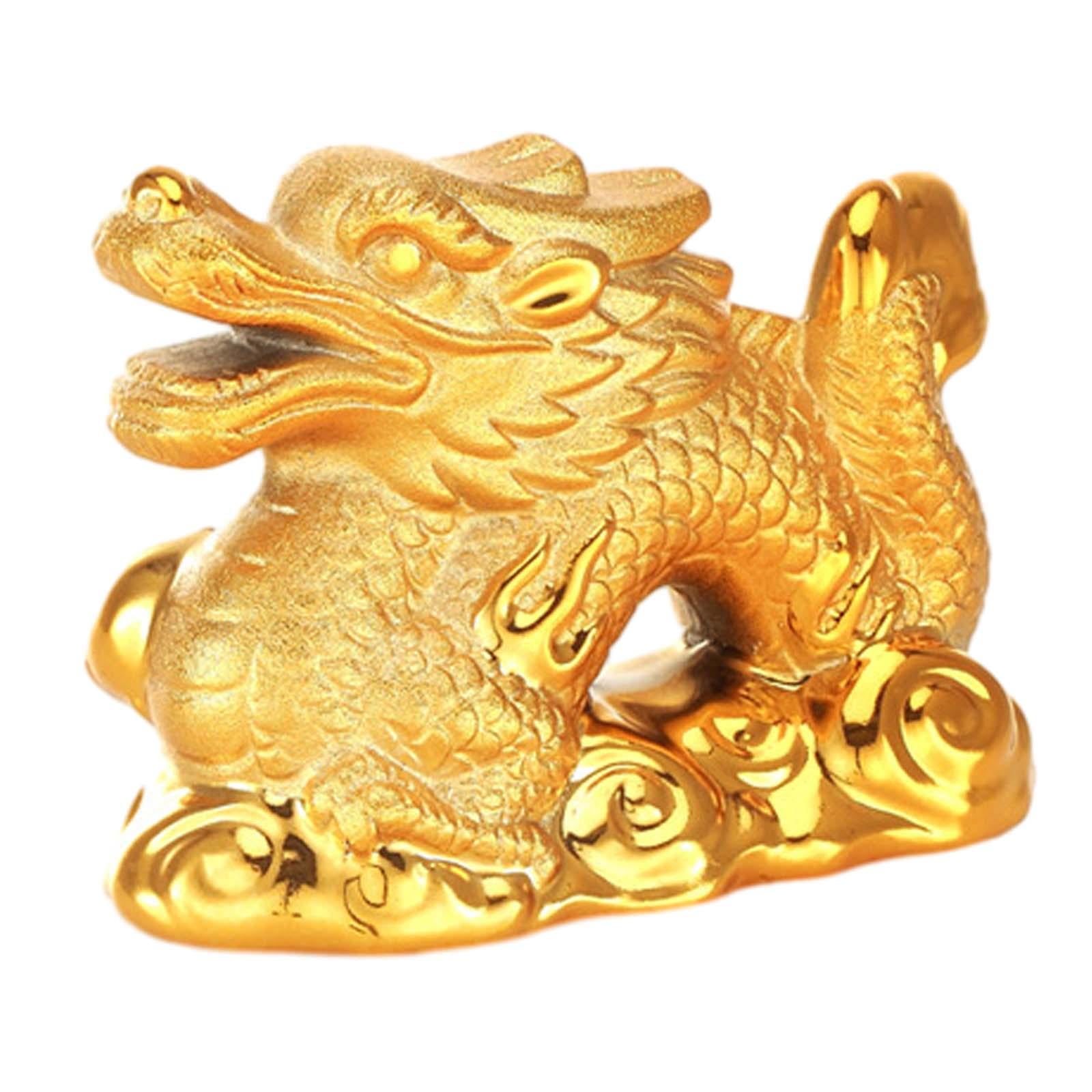 Tongina Chinese Dragon Statue Dragon Sculpture Ceramic Table ...