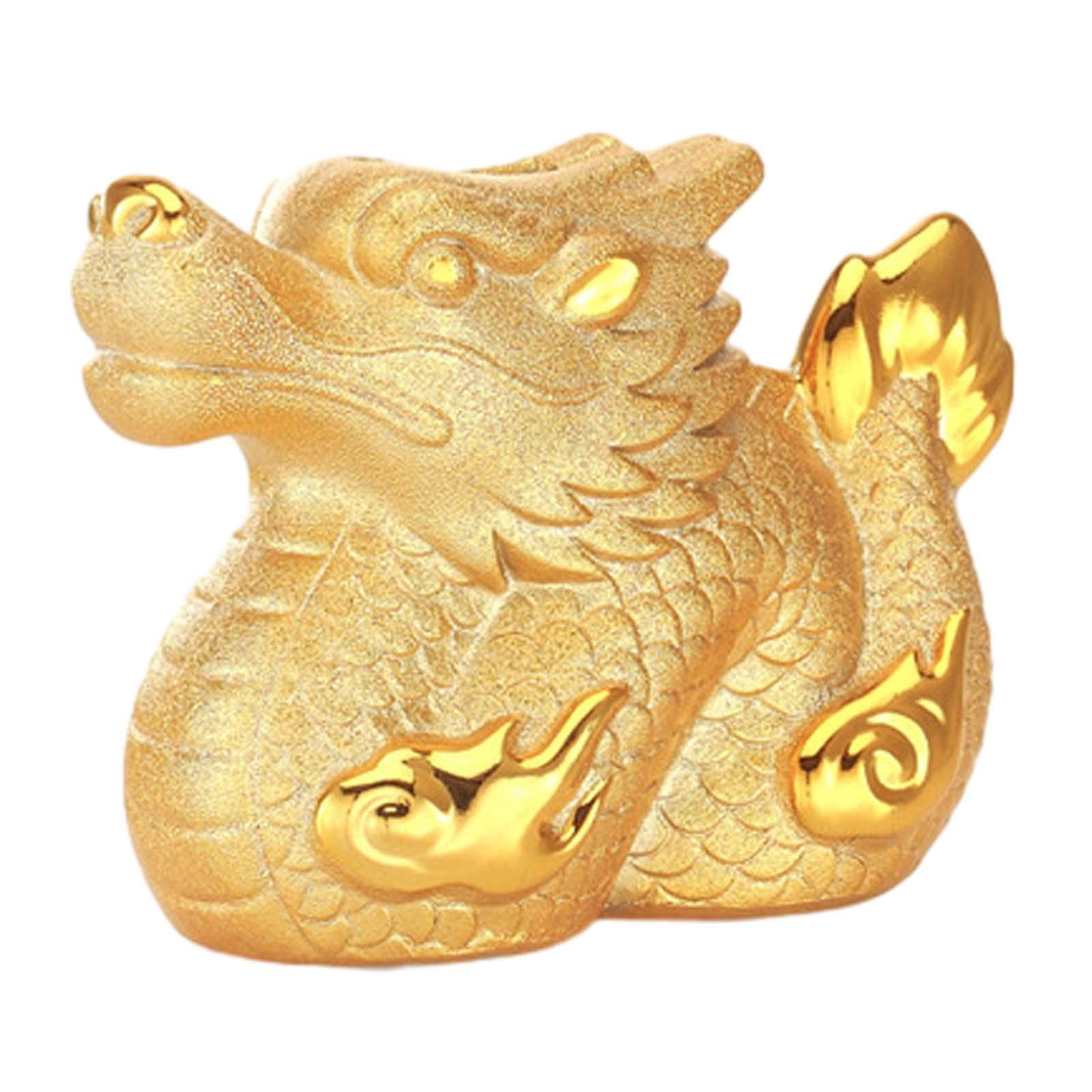 Tongina Chinese Dragon Statue Dragon Sculpture Ceramic Table ...