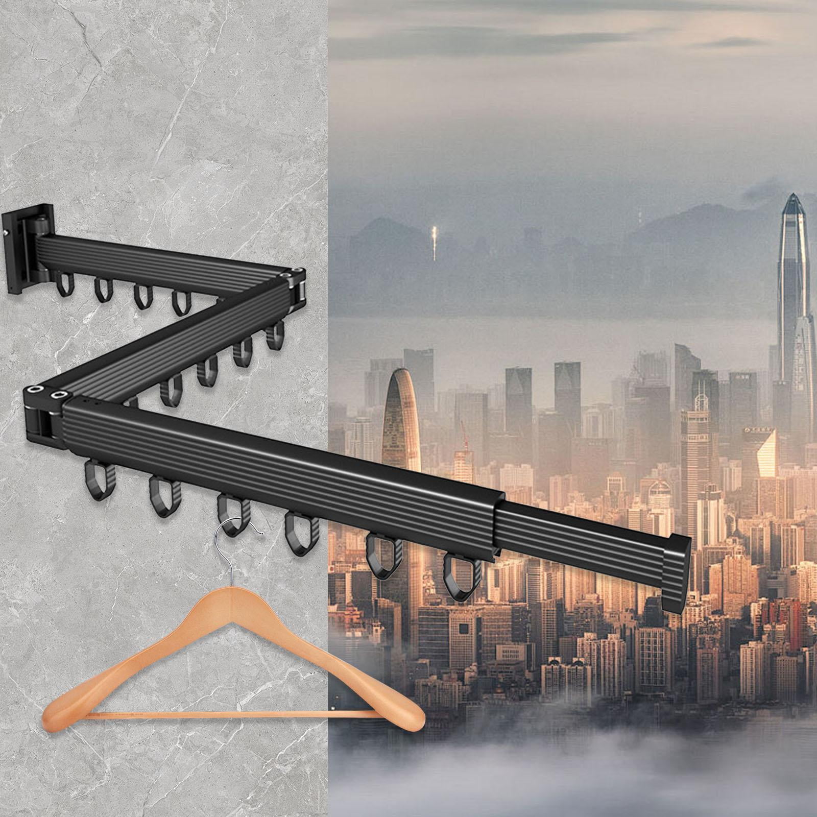 Tongina Cloth Dryer Rack Clothes Airer Wall Mount Save Space ...