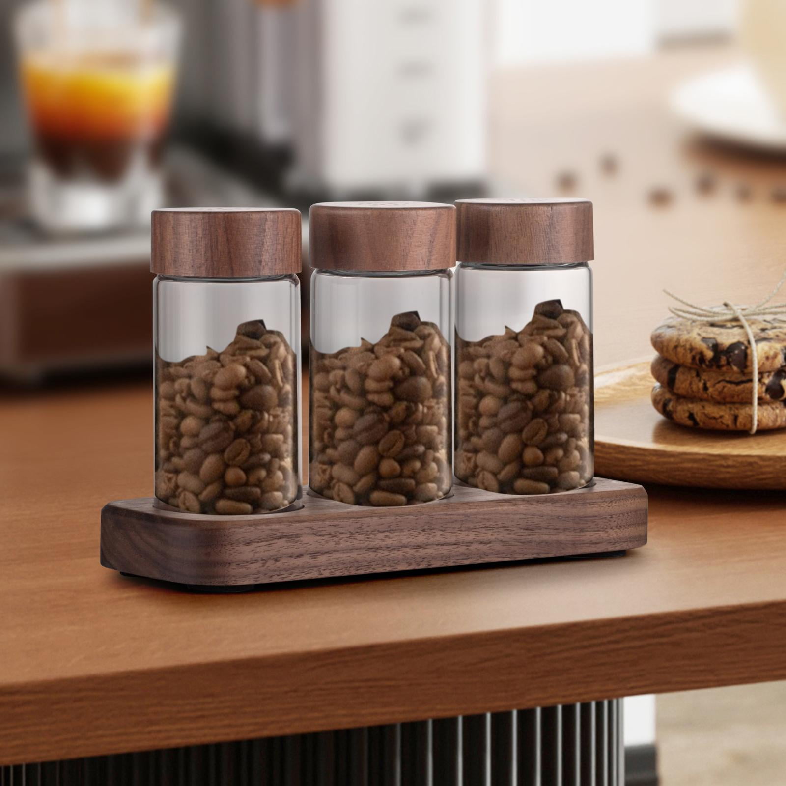 Tongina Coffee Bean Tubes Coffee Bean Storage Set Display Stand Candy ...