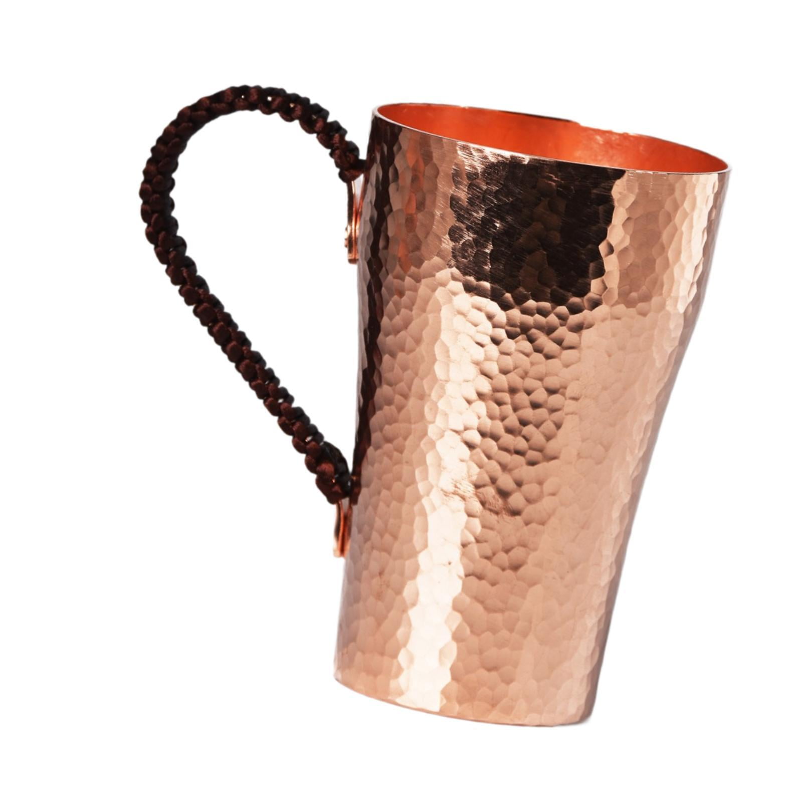 Tongina Copper Coffee Mug Copper Water Cup 400ml Portable Copper Tea ...