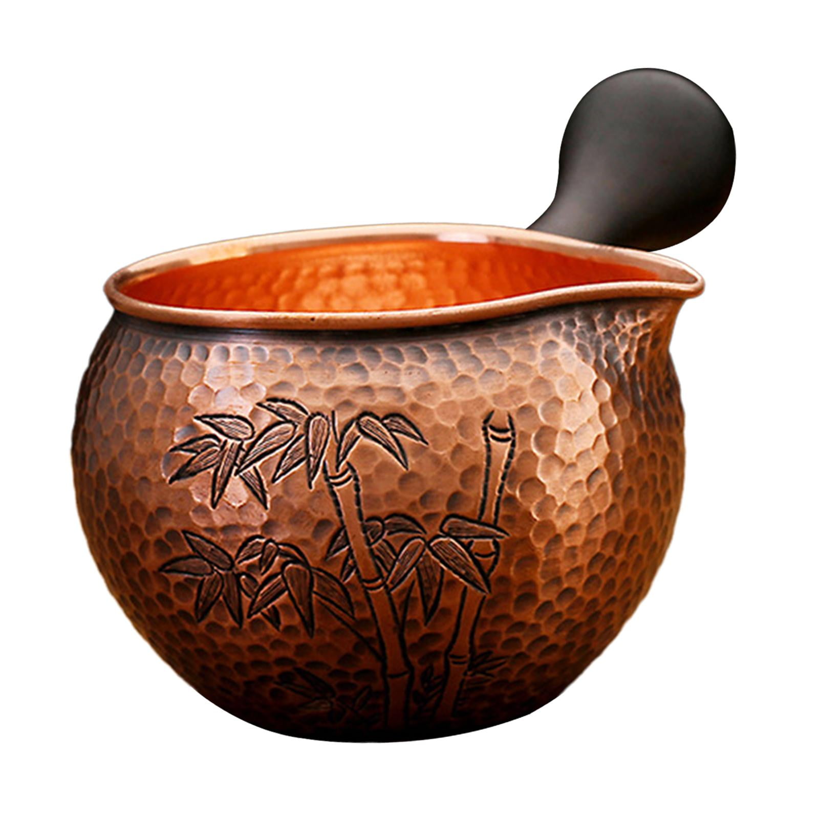 Tongina Copper Creamer Pitcher Milk Pitcher Milk Jug Mini Carafe Coffee ...