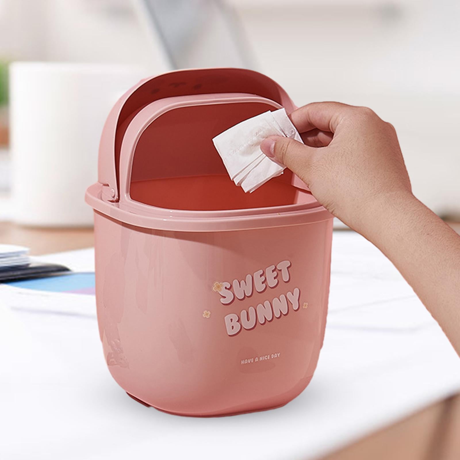 Tongina Countertop Garbage Can Trash Bin Wastebasket Cartoon Desk Mini ...