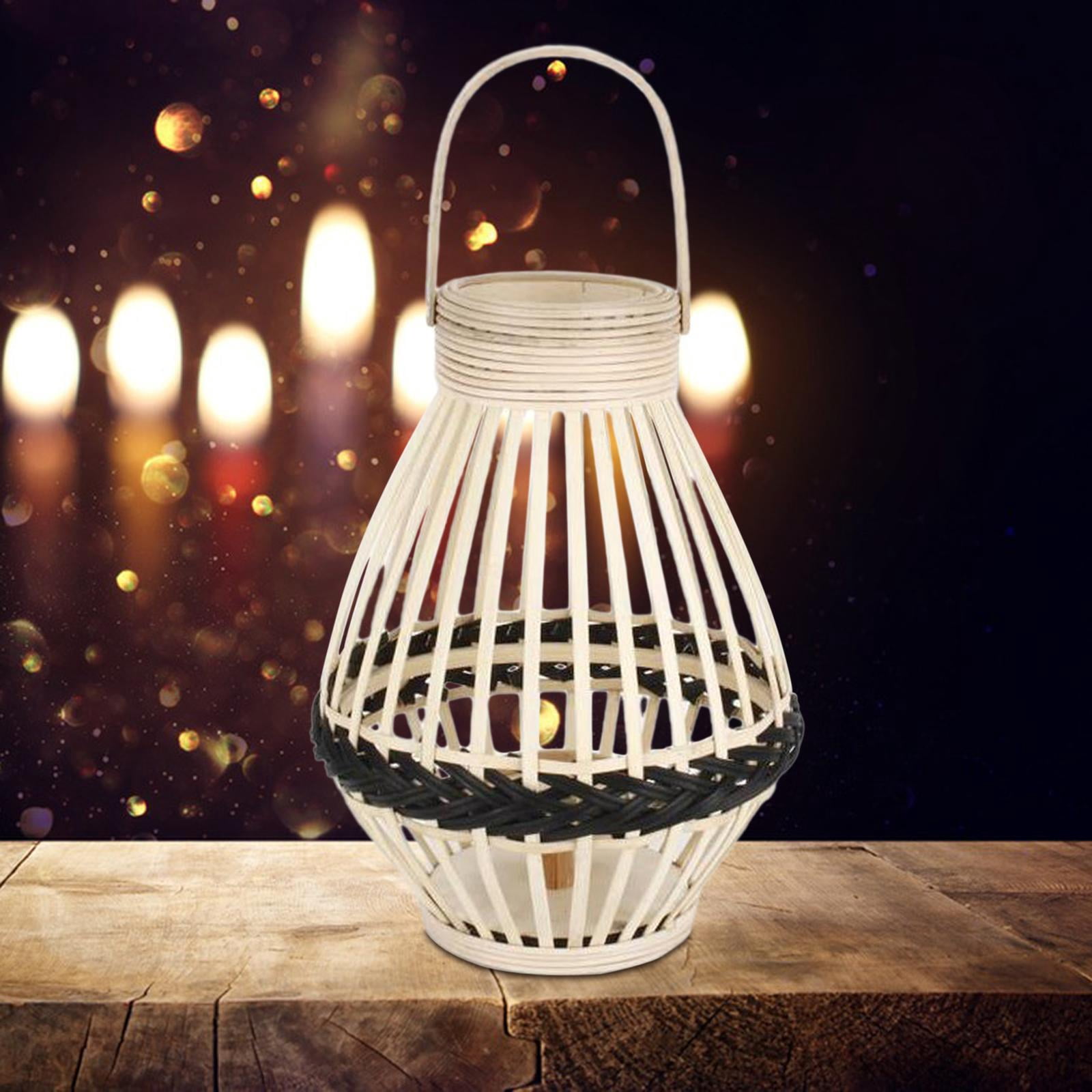 Tongina Decorative Candle Lantern Handwoven Candle Holder Modern with ...