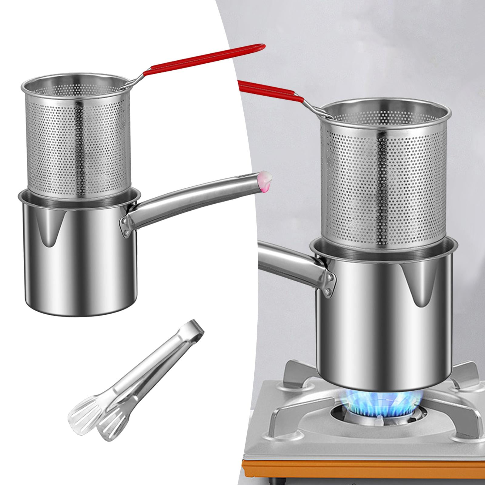 Tongina Deep Fryer Pot Frying Pan Practical Nonstick Kitchenware ...