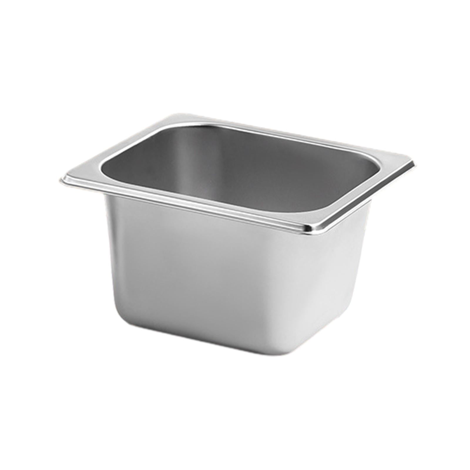 Tongina Deep Steam Table Pan Stainless Steel 1/6 Size Catering Storage ...